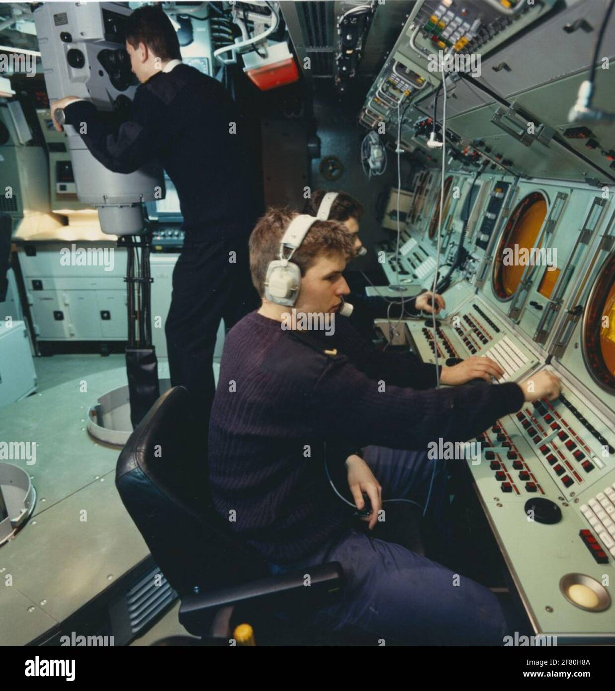 Submarine hr.ms. Sea lion (1990 -...) Interior Stock Photo - Alamy