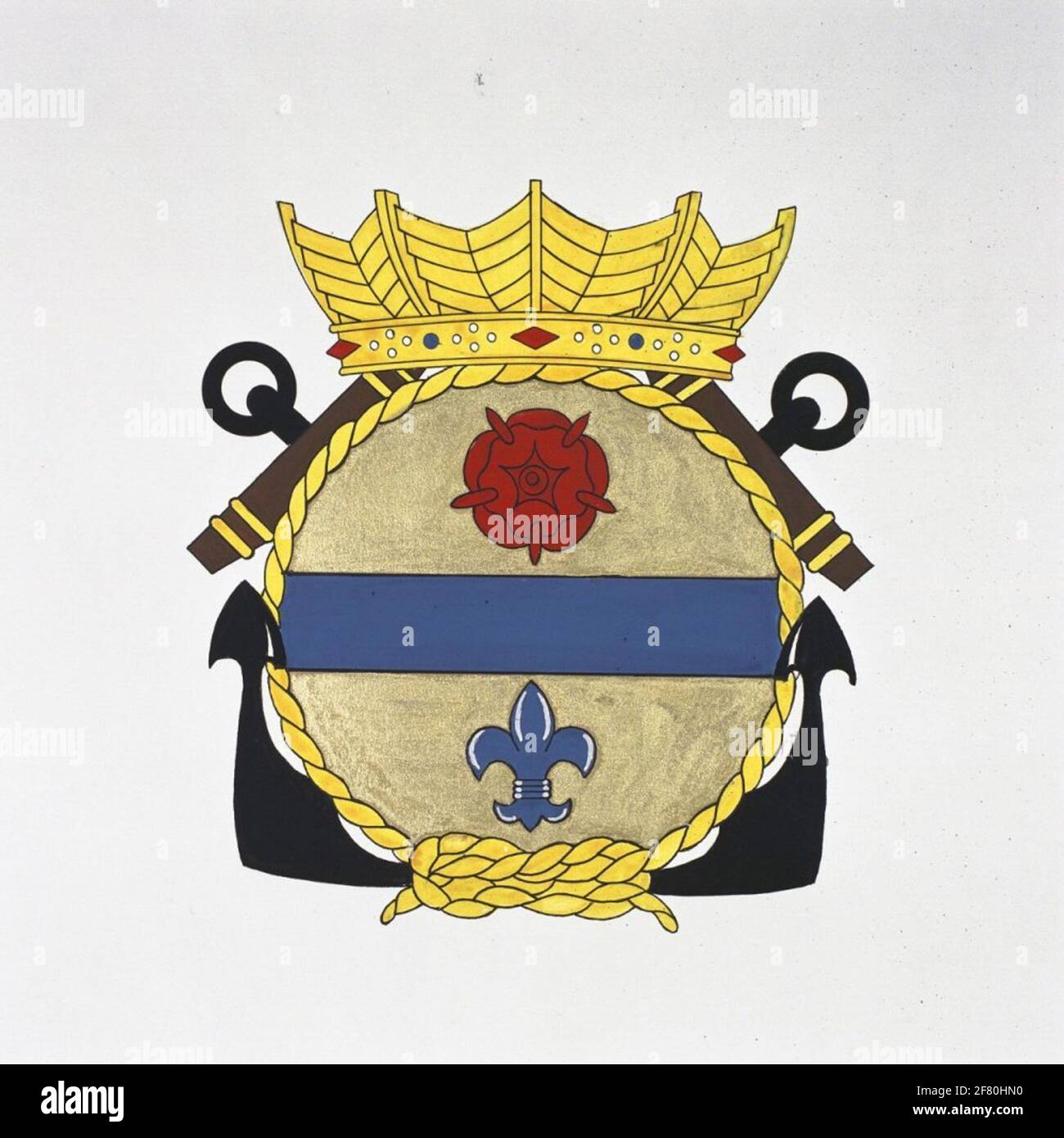 Tydeman. The emblem contains the family crest of vice-admiral g.f ...