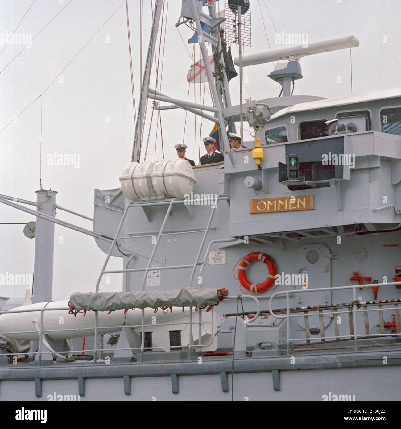 The coastal mine sweeper Hr.Ms. Ommen (1956-1993 Stock Photo - Alamy