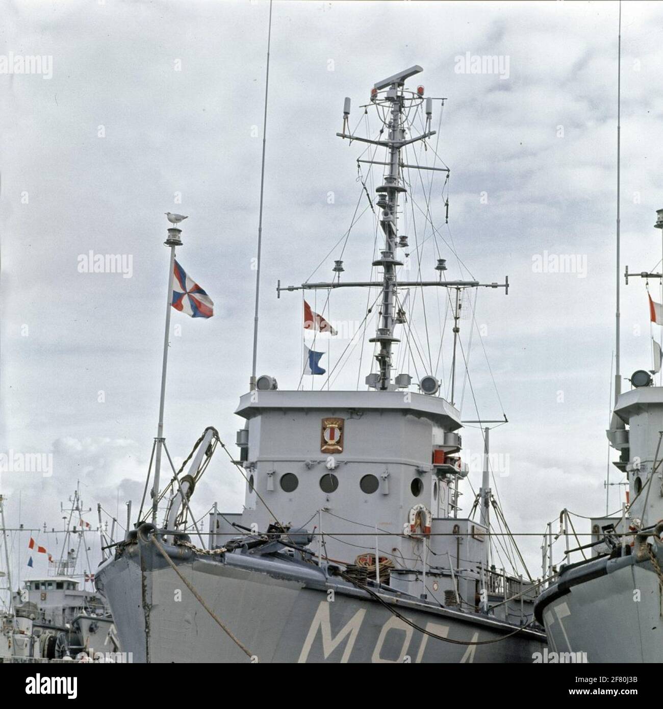The mine sweep Hr.Ms. Brielle (ex-ams 167, 1954-1975 Stock Photo - Alamy