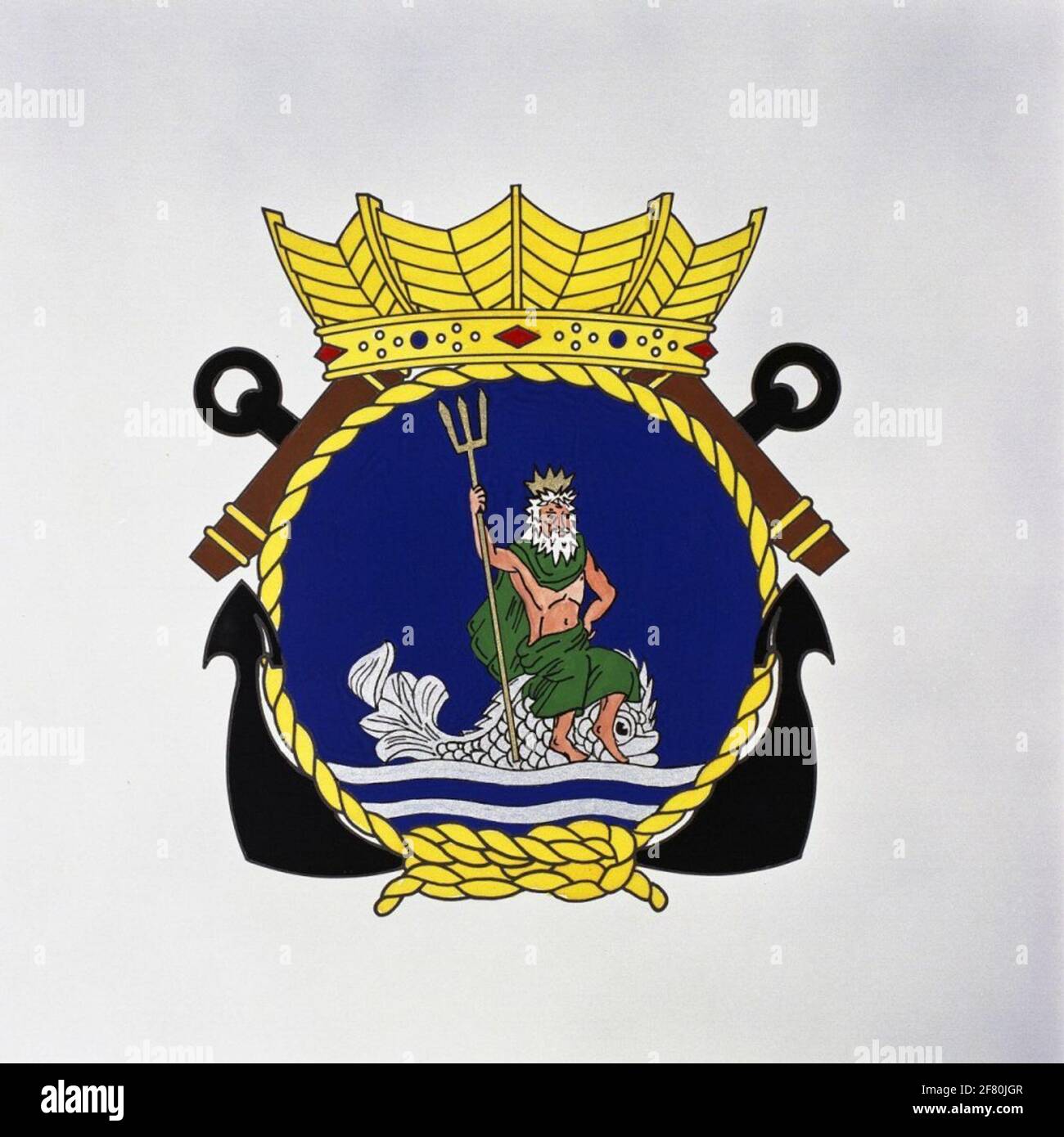 NEPTUNE. The emblem displays the name giver: the Roman Sea God Neptune ...