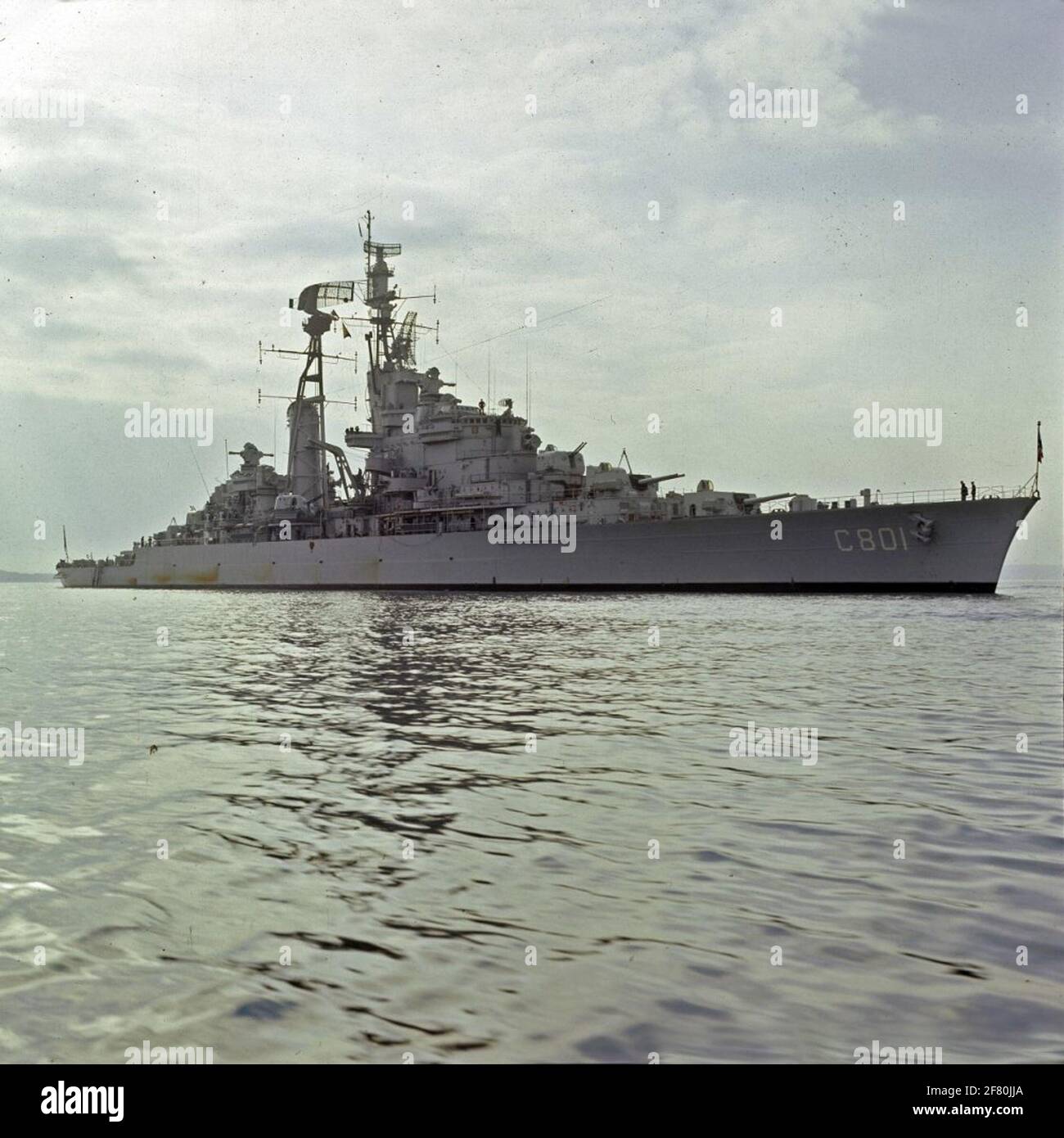 Cruiser Hr.Ms. De Ruyter (1953-1972 Stock Photo - Alamy