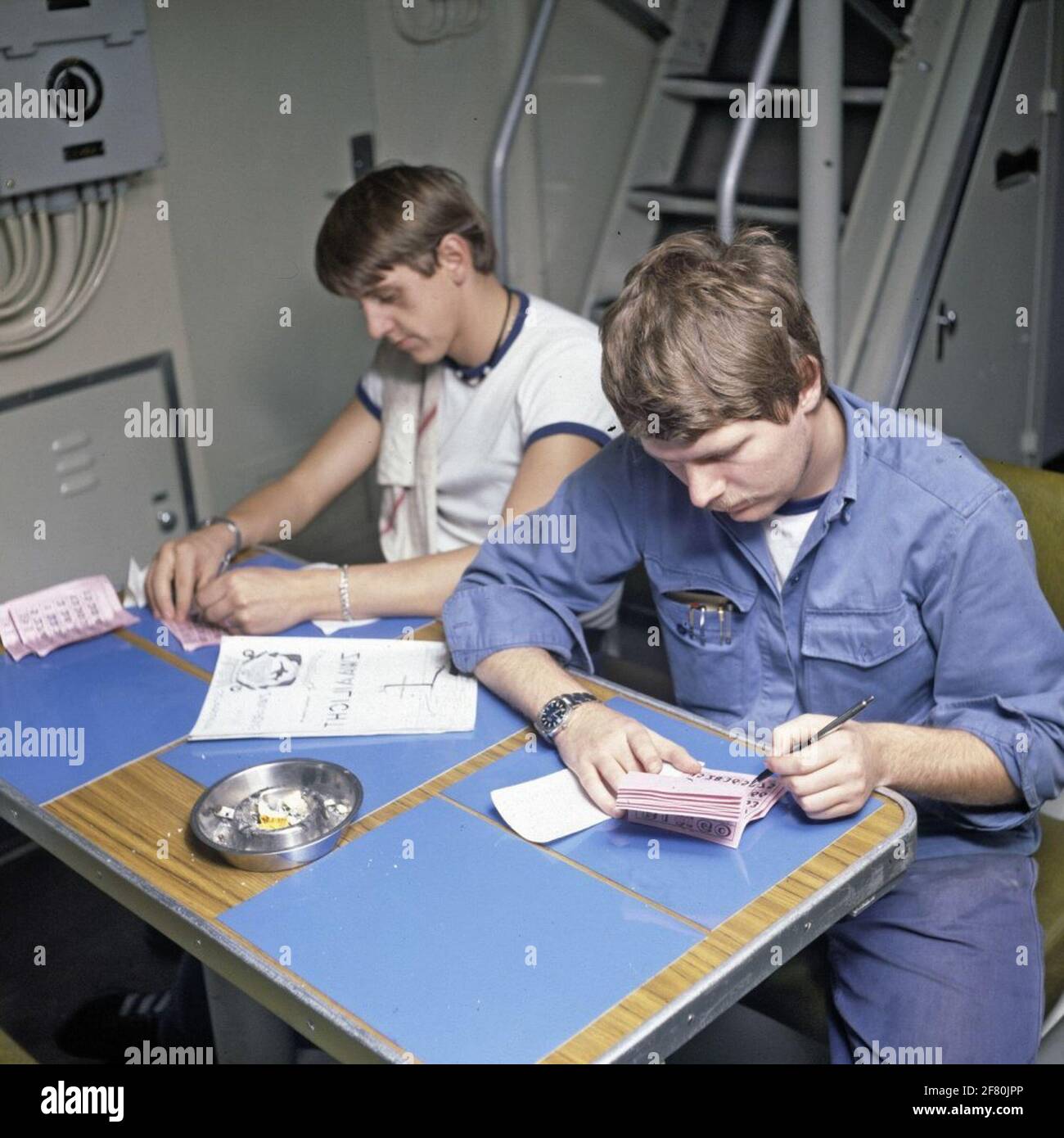 Stay Crew A / B from the submarine Hr.Ms. Swordfish (1972-1994 Stock ...