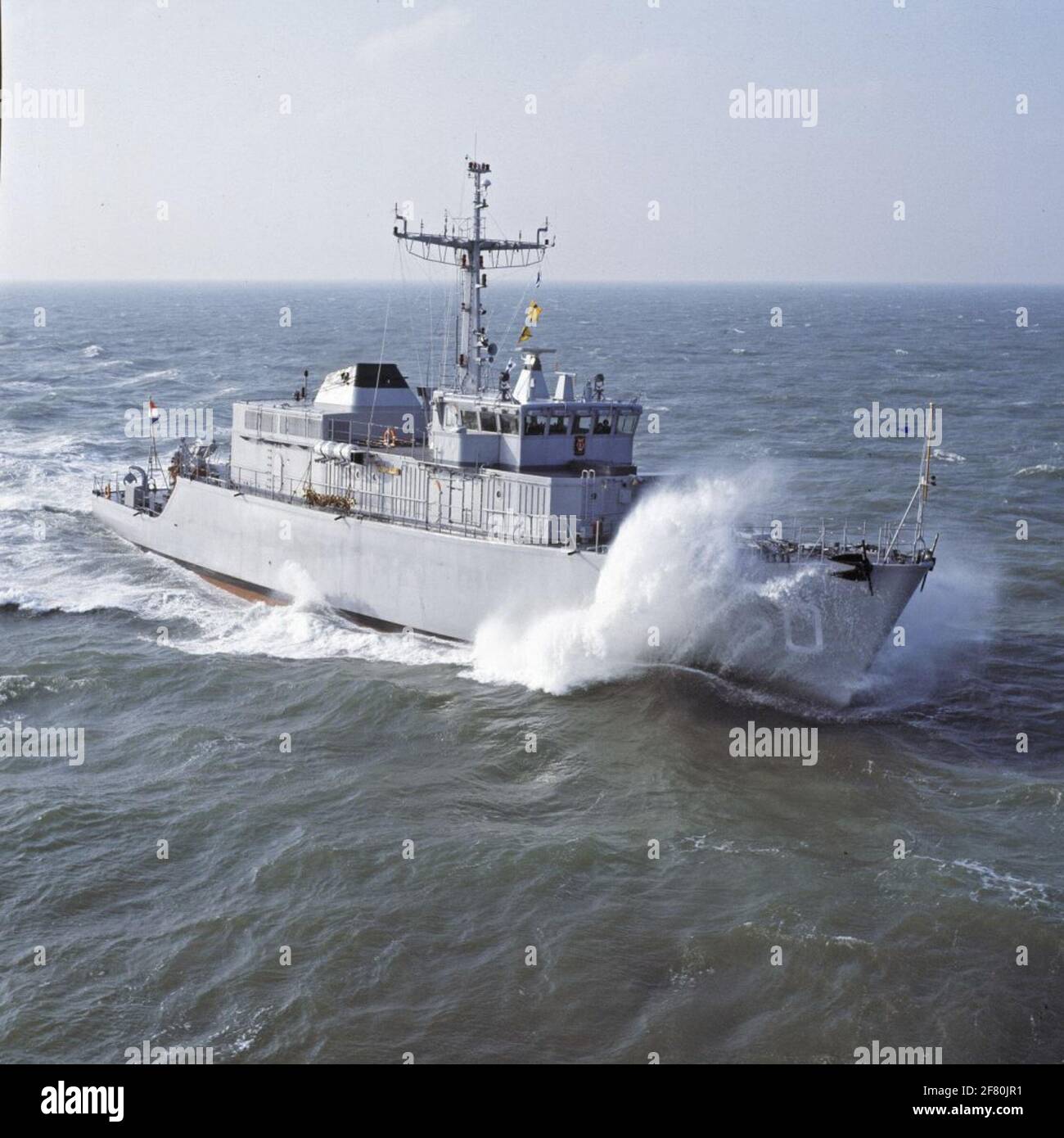 The mine hunter Hr.Ms. Alkmaar (1983-2000 Stock Photo - Alamy