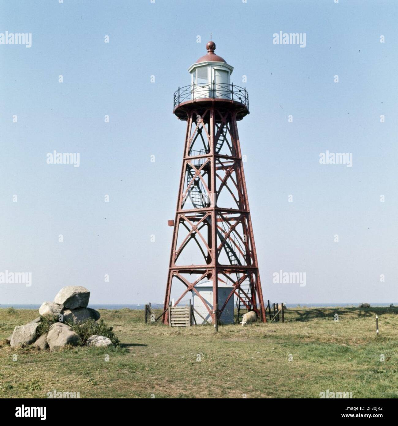 The high light upstand at Stavoren (Coastguard name: lighthouse ...