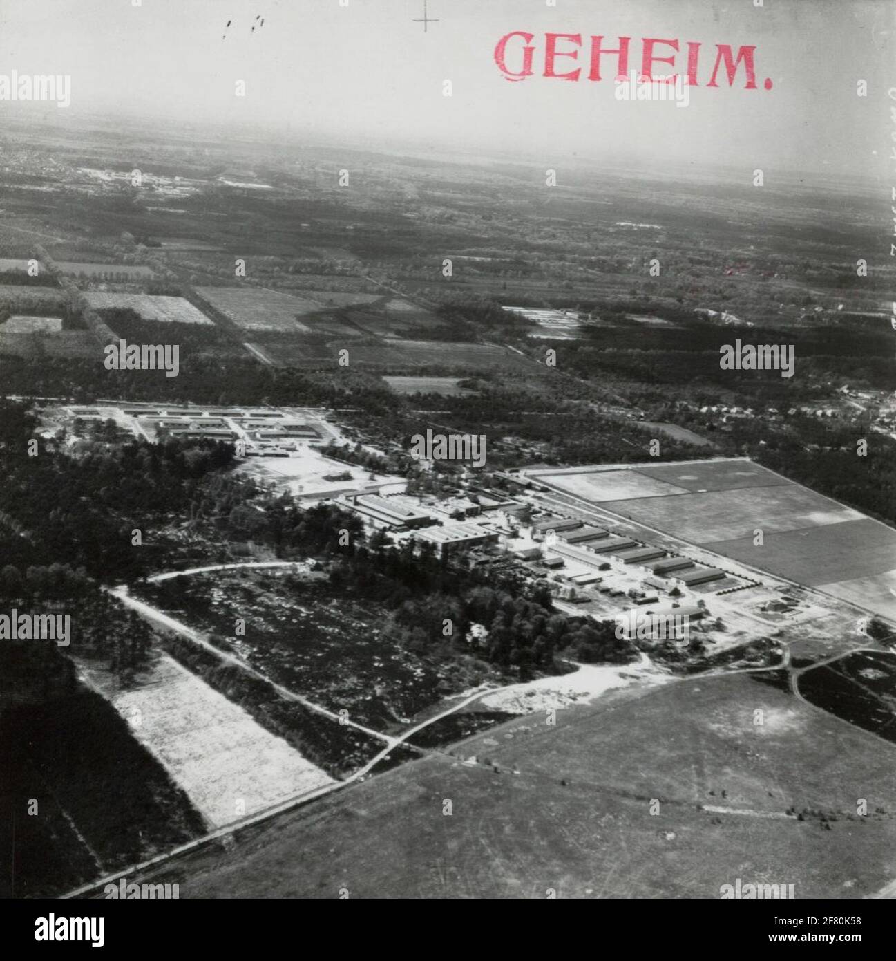 Kamp van Zeist, taken from 300 m height Stock Photo - Alamy
