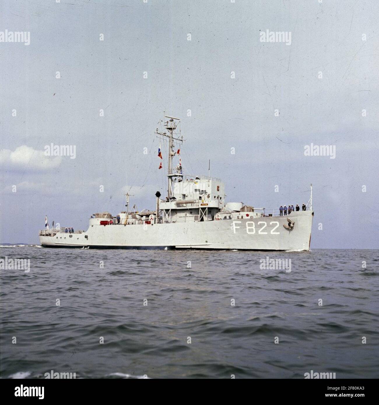 The Frigate Hr.Ms. Jaguar (ex-USS PCE 1609, 1954-1983 Stock Photo - Alamy