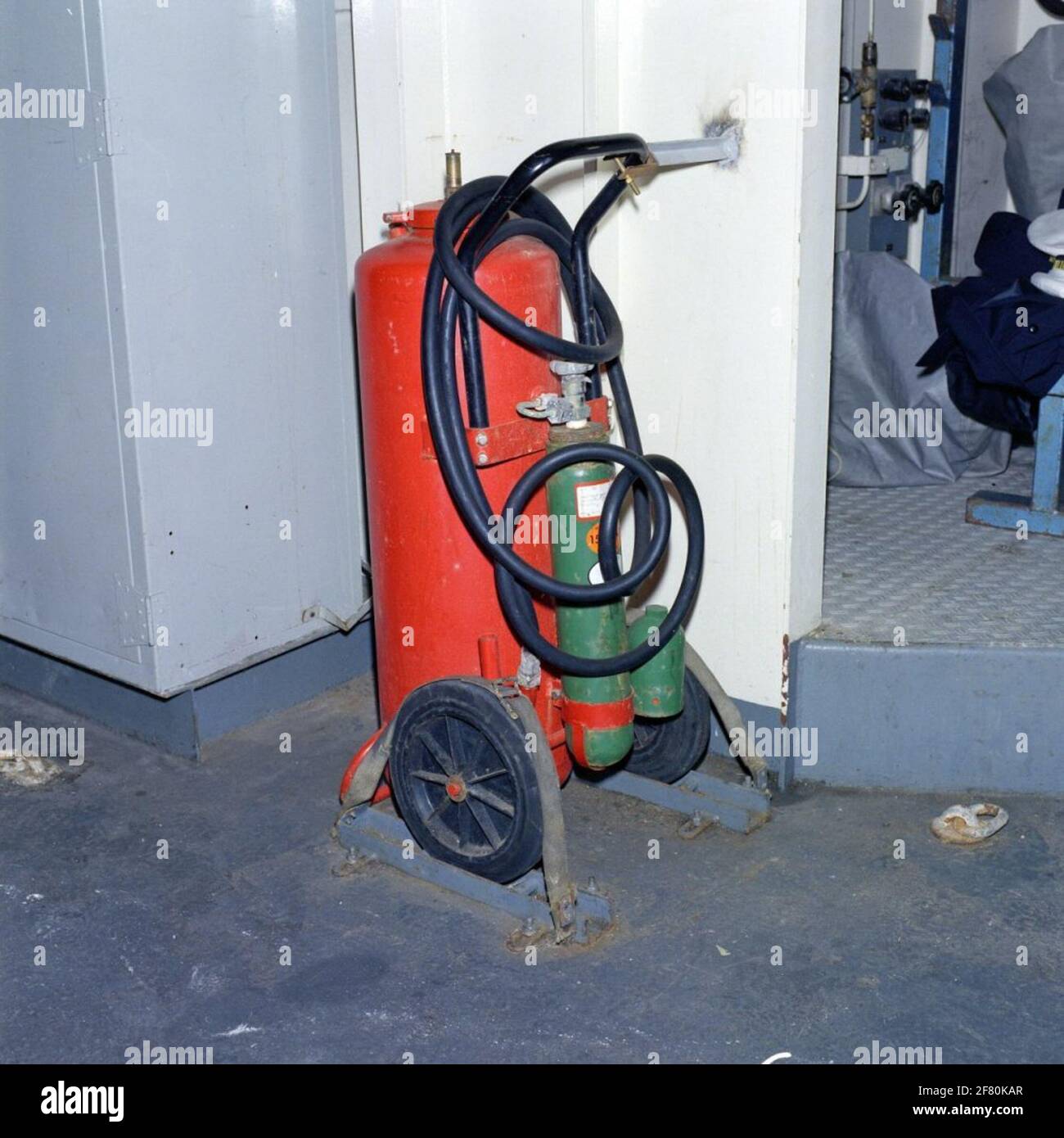 Technical recording from fire-fighting agents at the school for NBCD ...