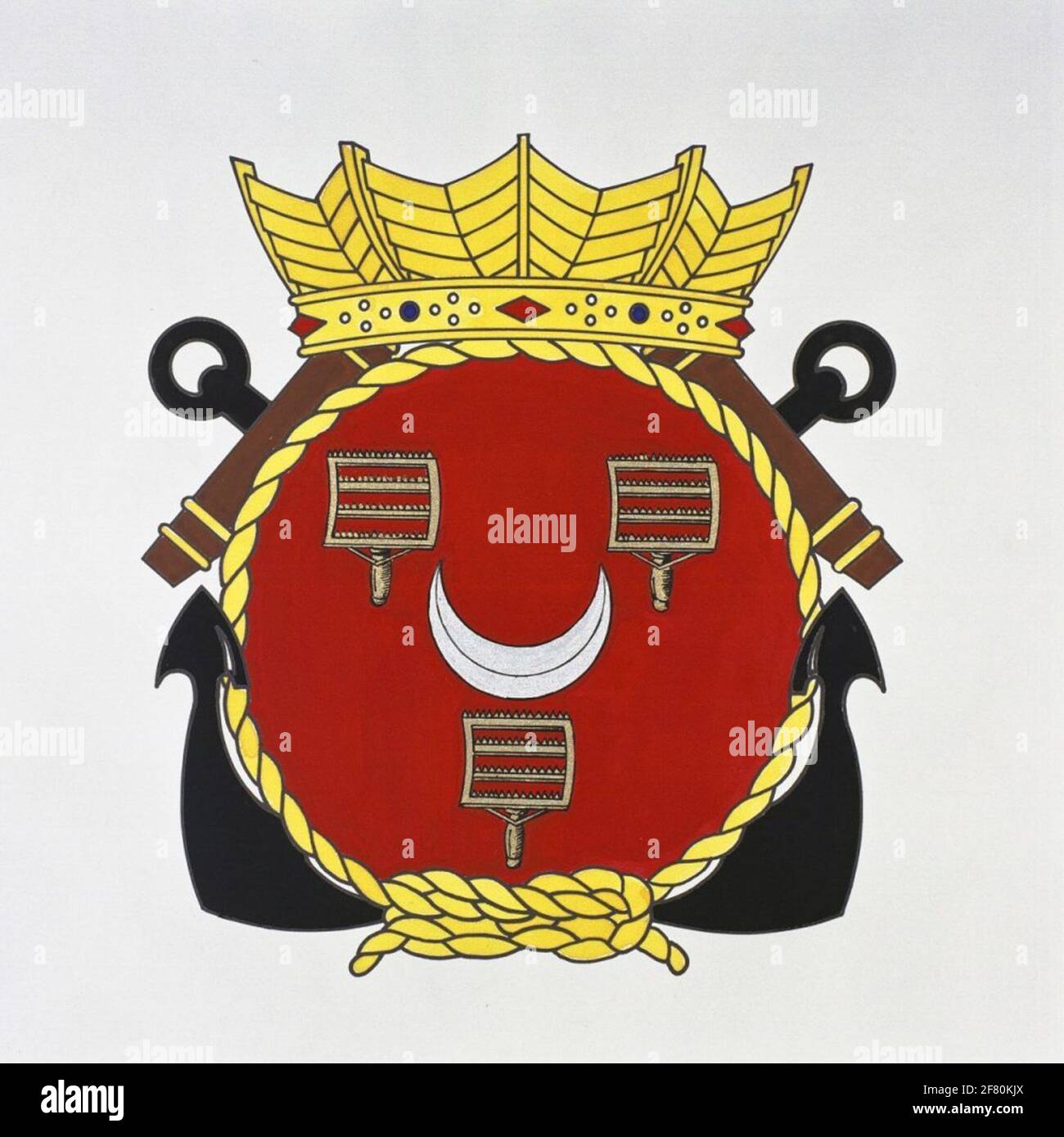 Van Hamel. The emblem contains the family crest of Lieutenant-Ter-Sea ...