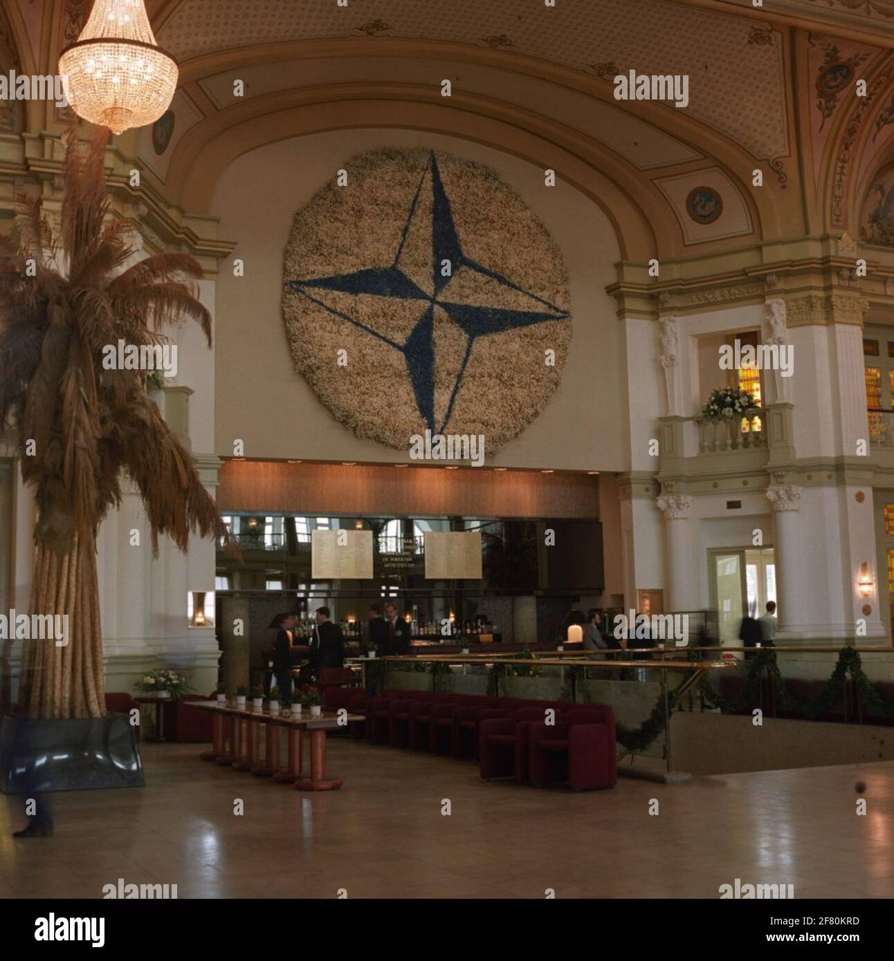 Meeting of the Nuclear Planning Group (NPG) of NATO in the Kurhaus in ...