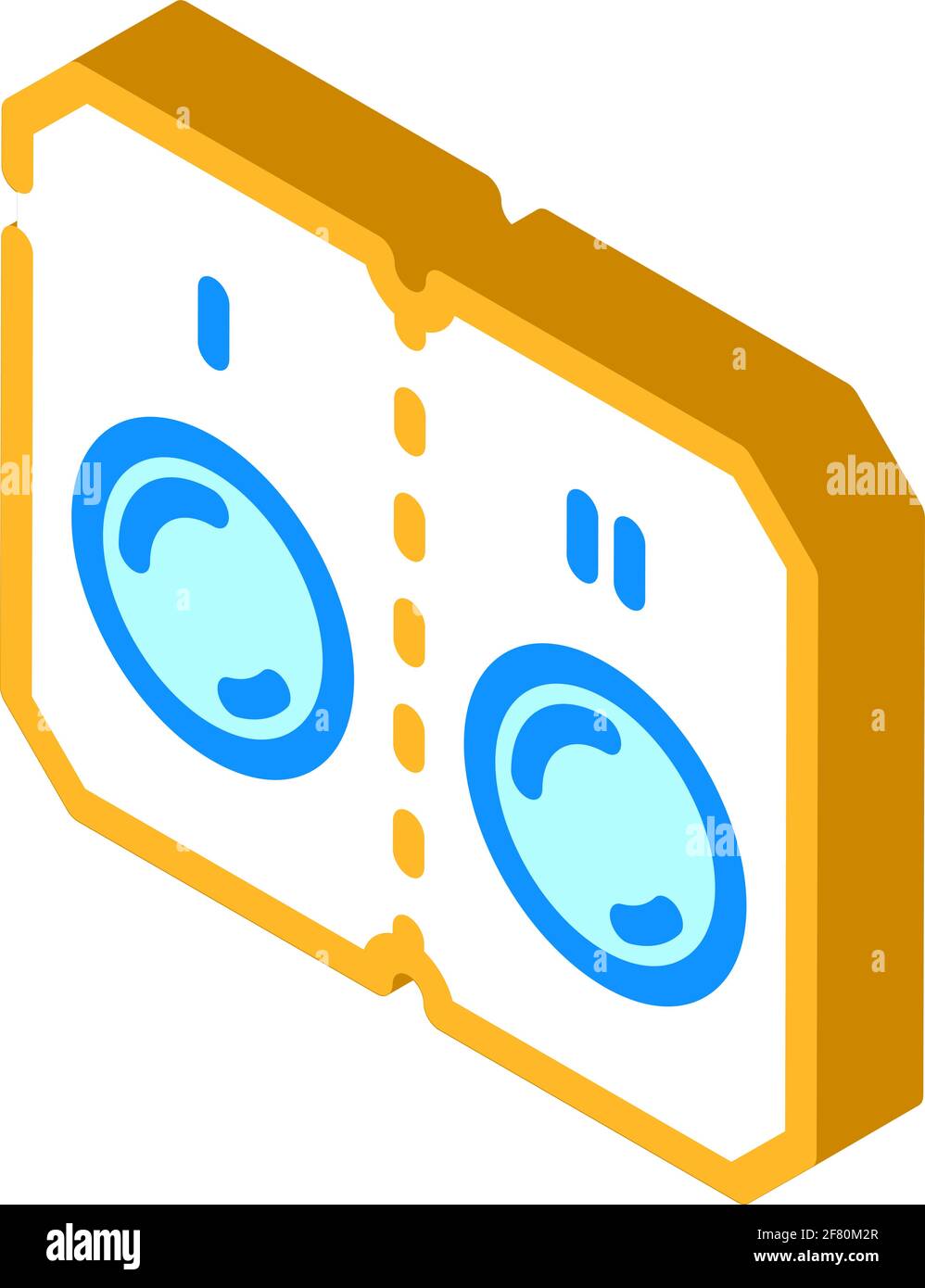 pills that divided into two doses isometric icon vector illustration ...