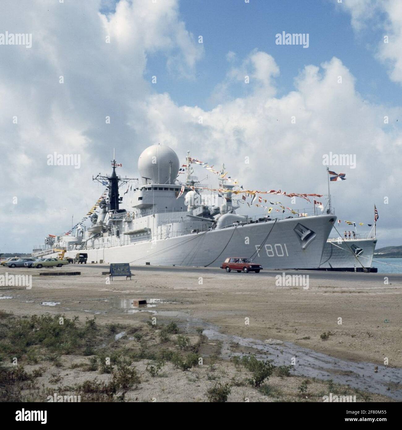 The GW frigate Hr.Ms. Tromp (1975-1999) Popped Stock Photo - Alamy