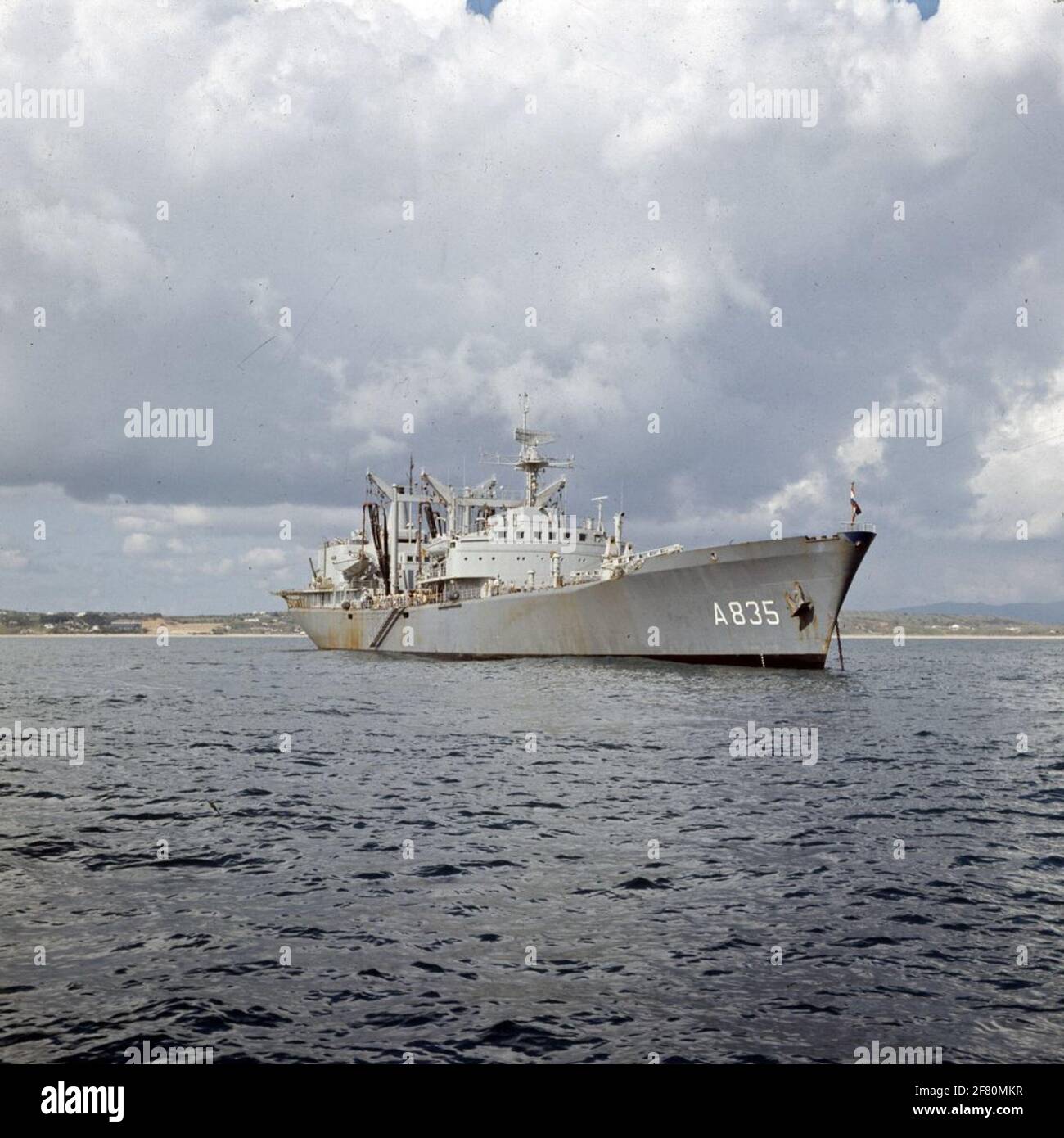HR.MS supplies ship. Poolster (1964-1994 Stock Photo - Alamy