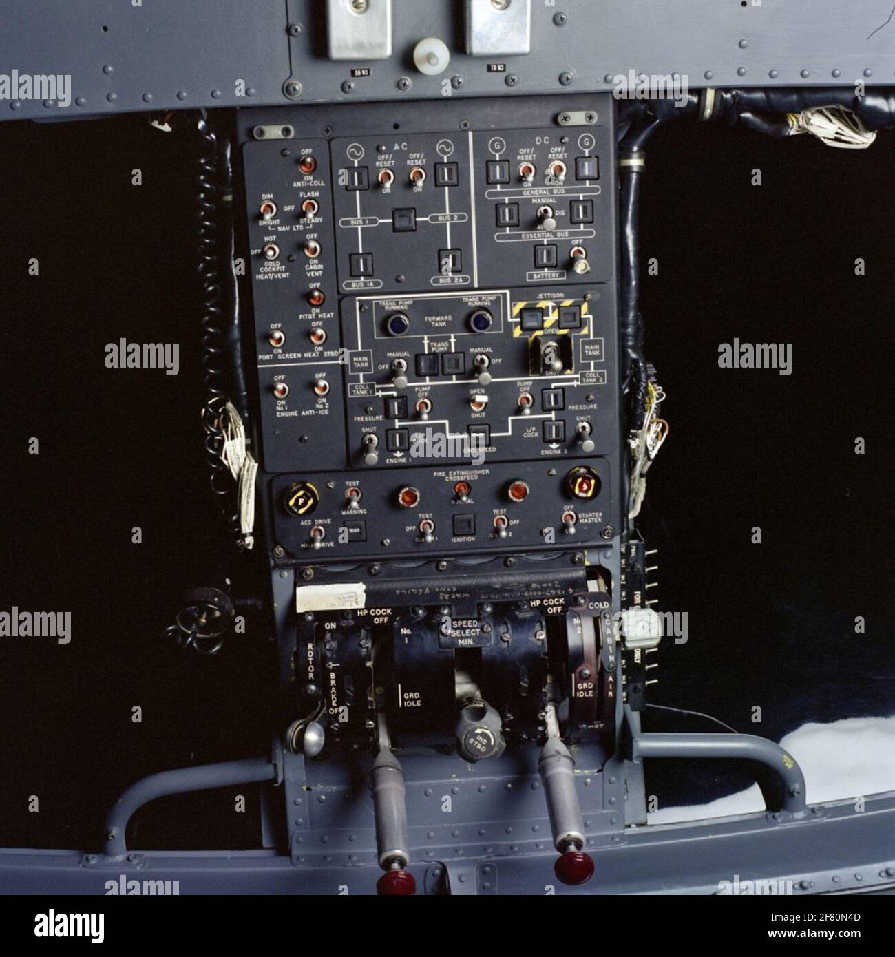 Technical recording from Object series Instrument panel Westland Lynx ...