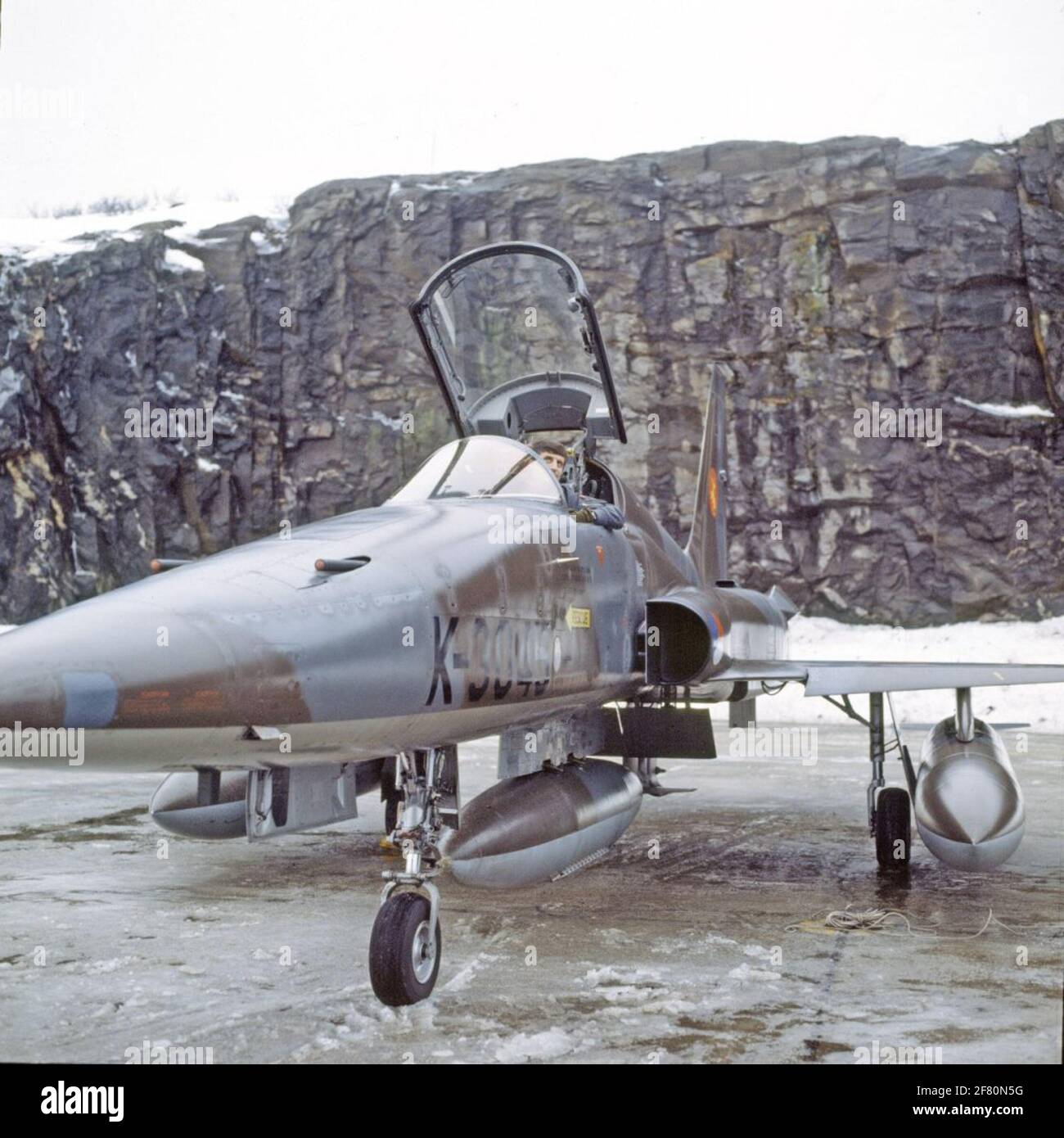 An NF-5A Freedom Fighter of 314 Squadron during an AMF exercise at Bodø ...
