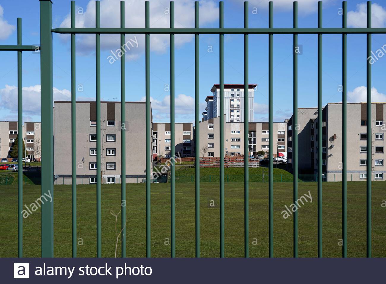 Sighthill and The Calders tower Blocks, Edinburgh, Scotland Stock Photo ...