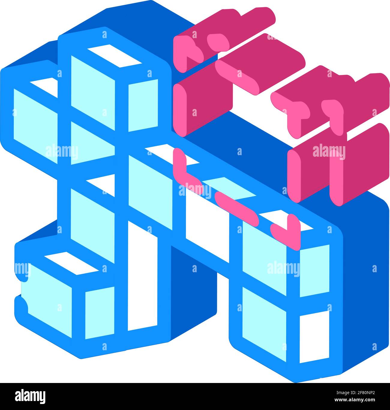 3d tasks isometric icon vector illustration Stock Vector Image & Art ...