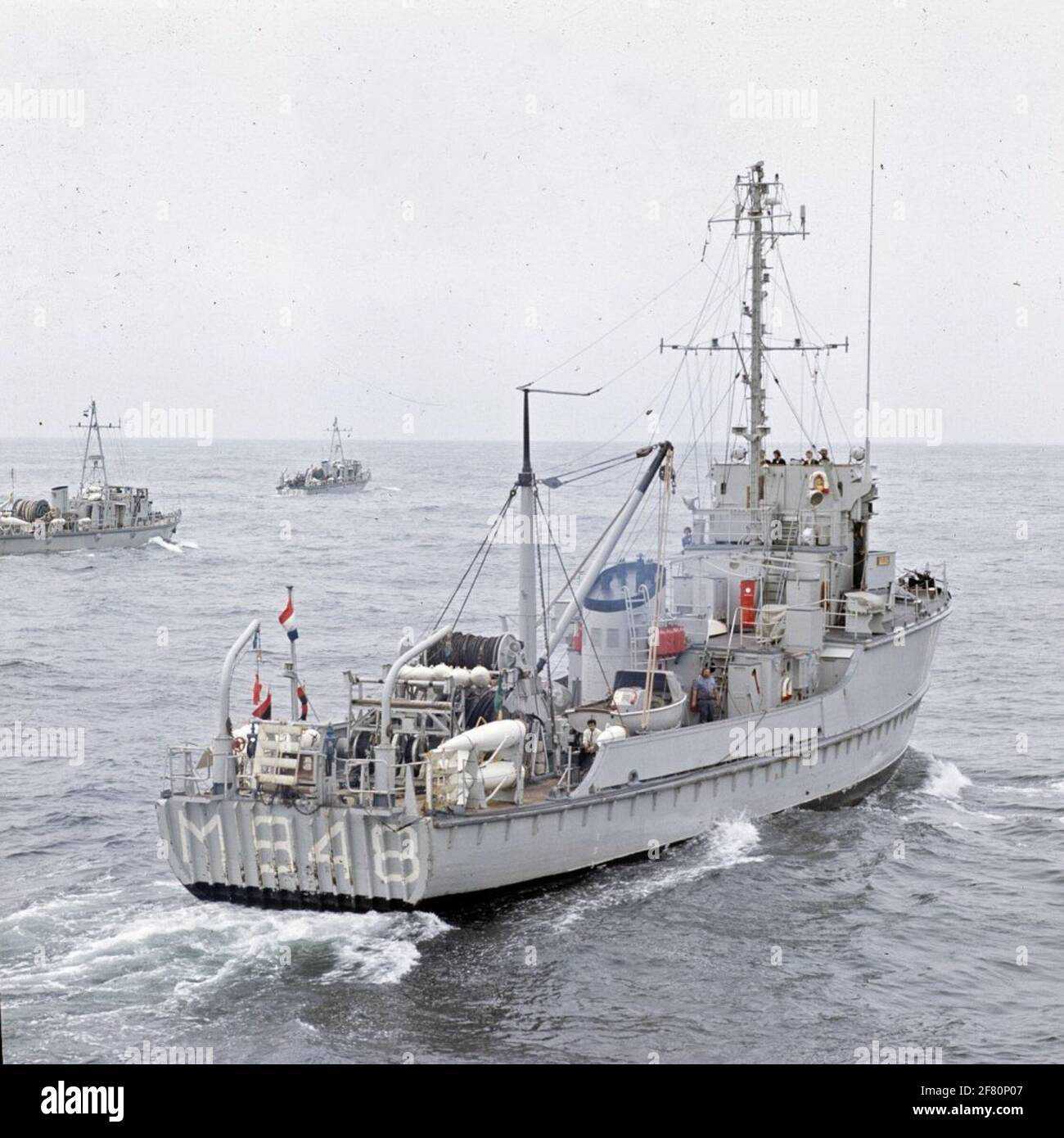 The mine sweep Hr.Ms. Beilen (ex-ams 110, 1954-1974 Stock Photo - Alamy