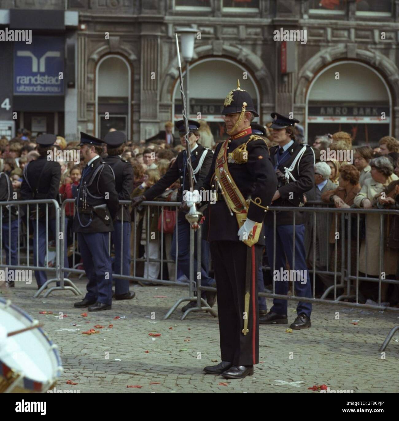 The Tamboer-Maitre from the Marinierskapel, the Sergeant-Major Tamboer ...