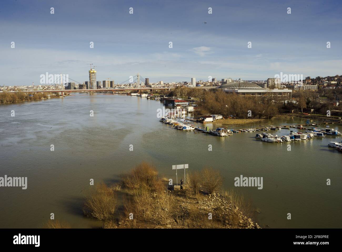 Belgrade blue train hi-res stock photography and images - Alamy