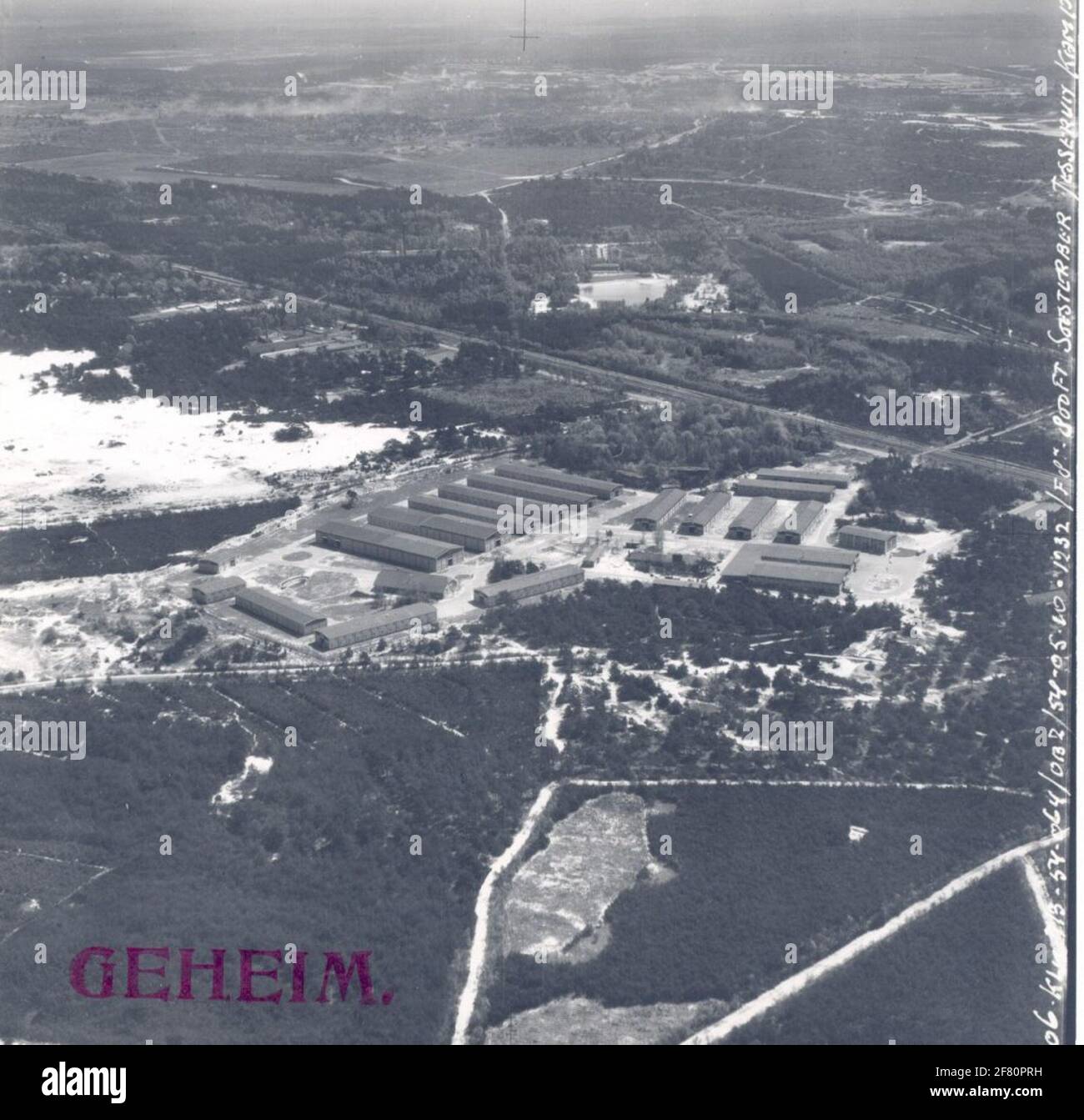 Aerial view of Soesterberg, Jessurun camp Stock Photo - Alamy