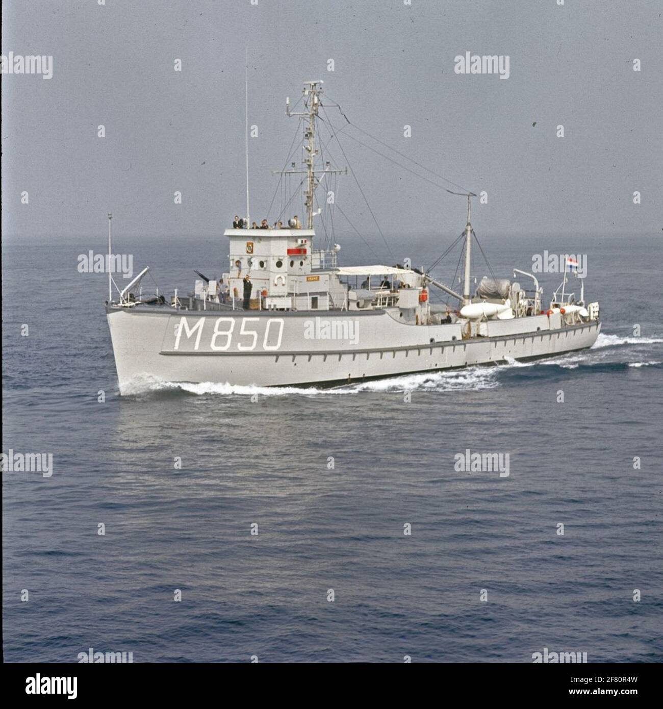The mine sweep Hr.Ms. Borne (ex-ams 108, 1953-1974 Stock Photo - Alamy