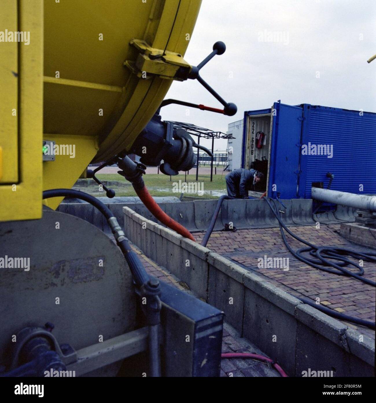 Emptying and cleaning the waste tanks of the NBCD school the pyromaniac ...