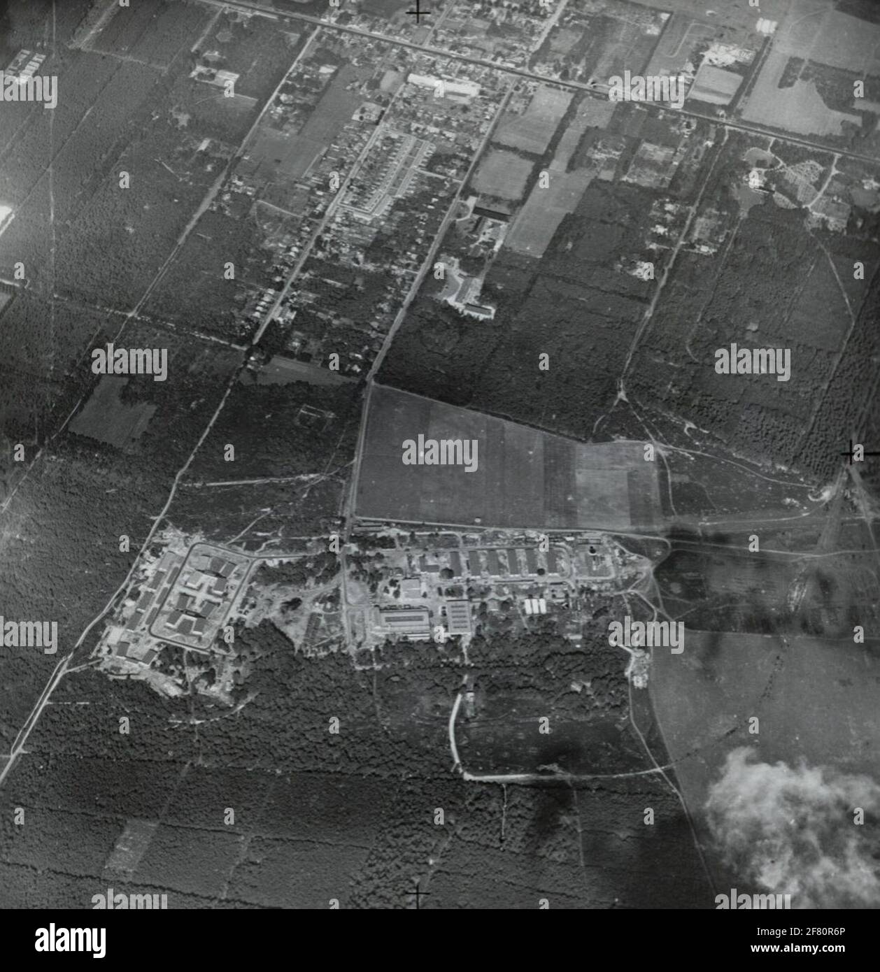 Aerial view of Kamp van Zeist Stock Photo - Alamy