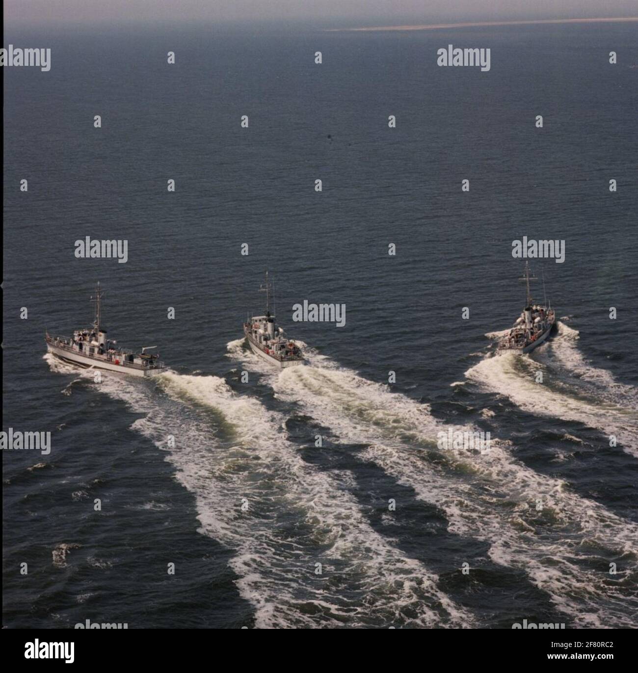 A flotilla patrol ships of the Balder Class with high speed in ...