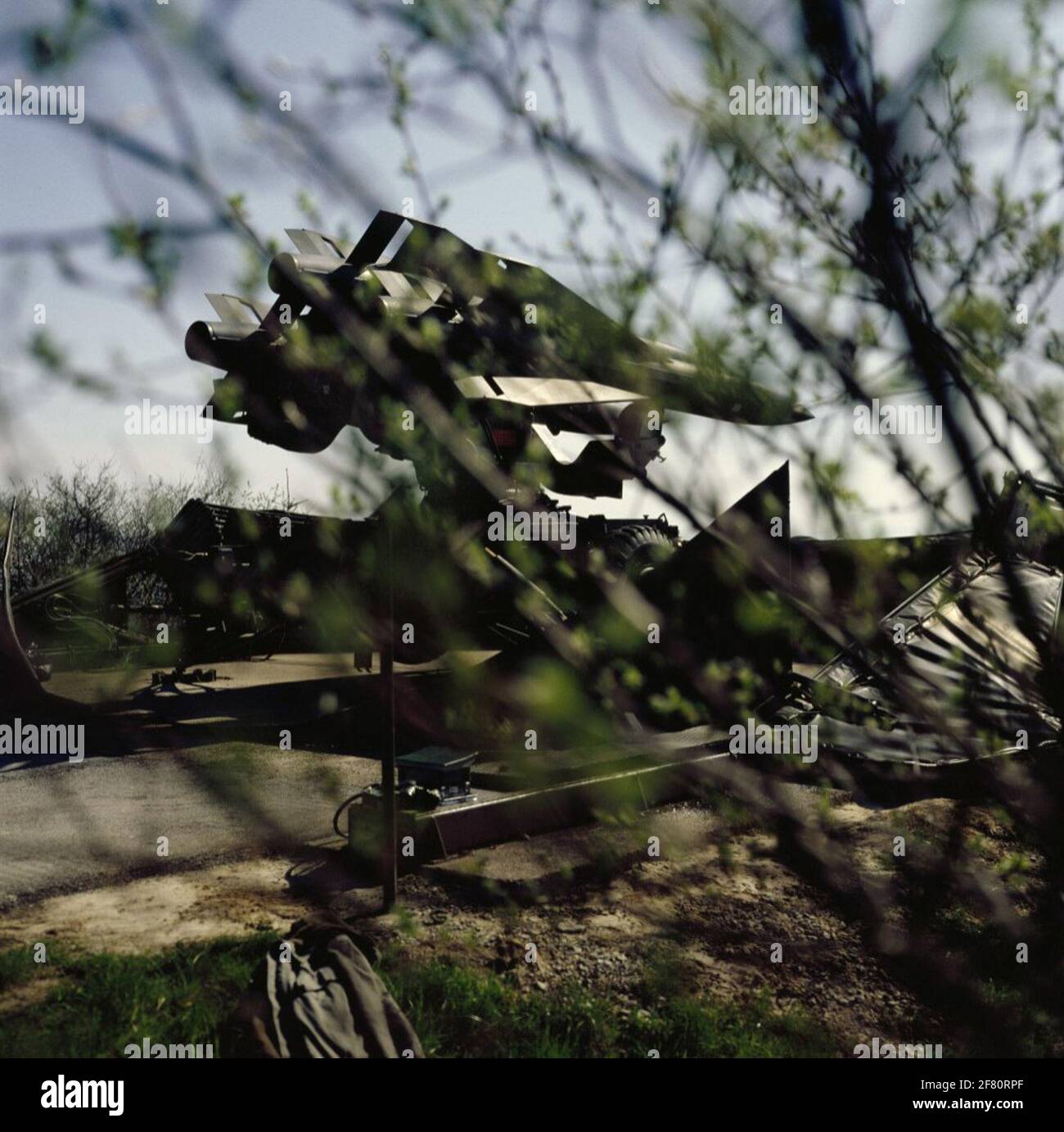 Hawk setup at the 3rd group of led weapons in Blomberg, West Germany ...