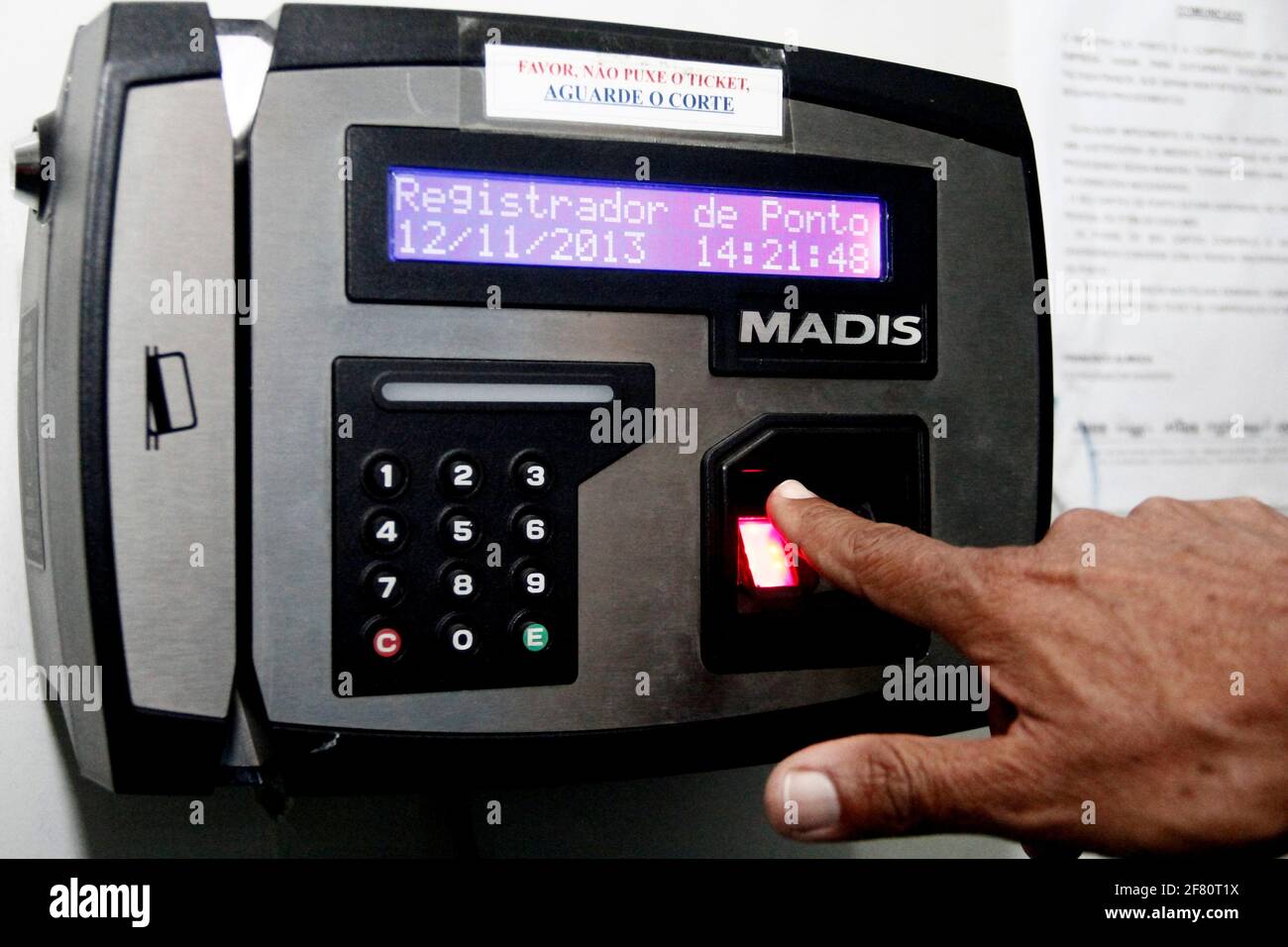 12 hour digital clock hi-res stock photography and images - Alamy