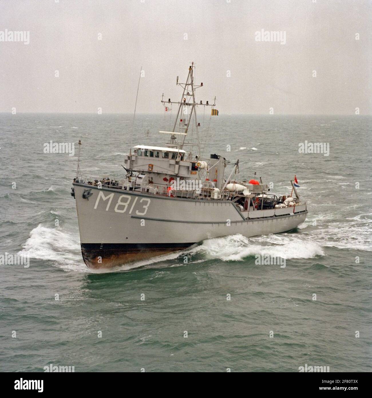 The coastal mine sweeper Hr.Ms. Ommen (1956-1993 Stock Photo - Alamy