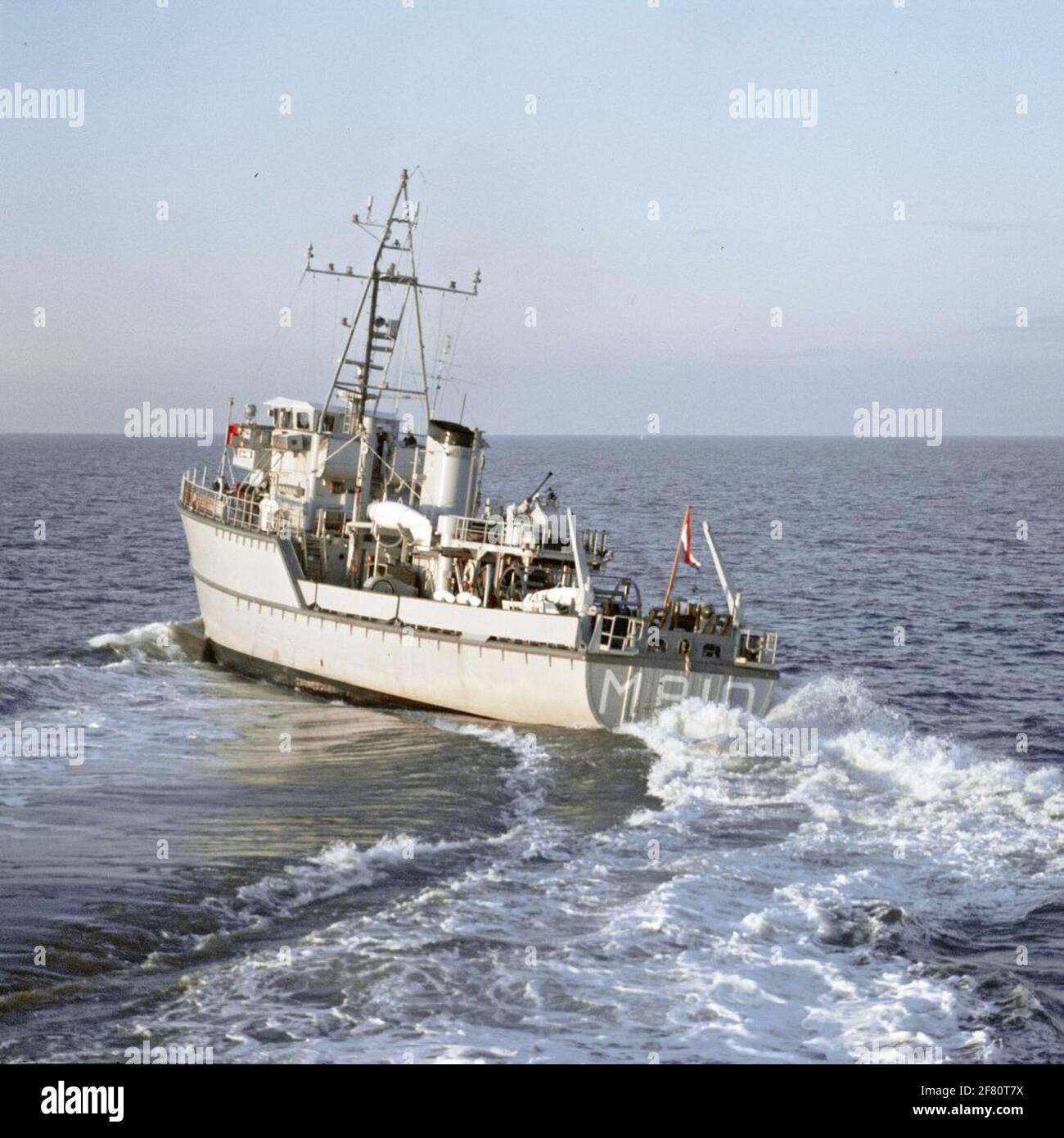The coastal mine sweeper Hr.Ms. Abcoude (EX-MSc 176, 1956-1993 Stock ...