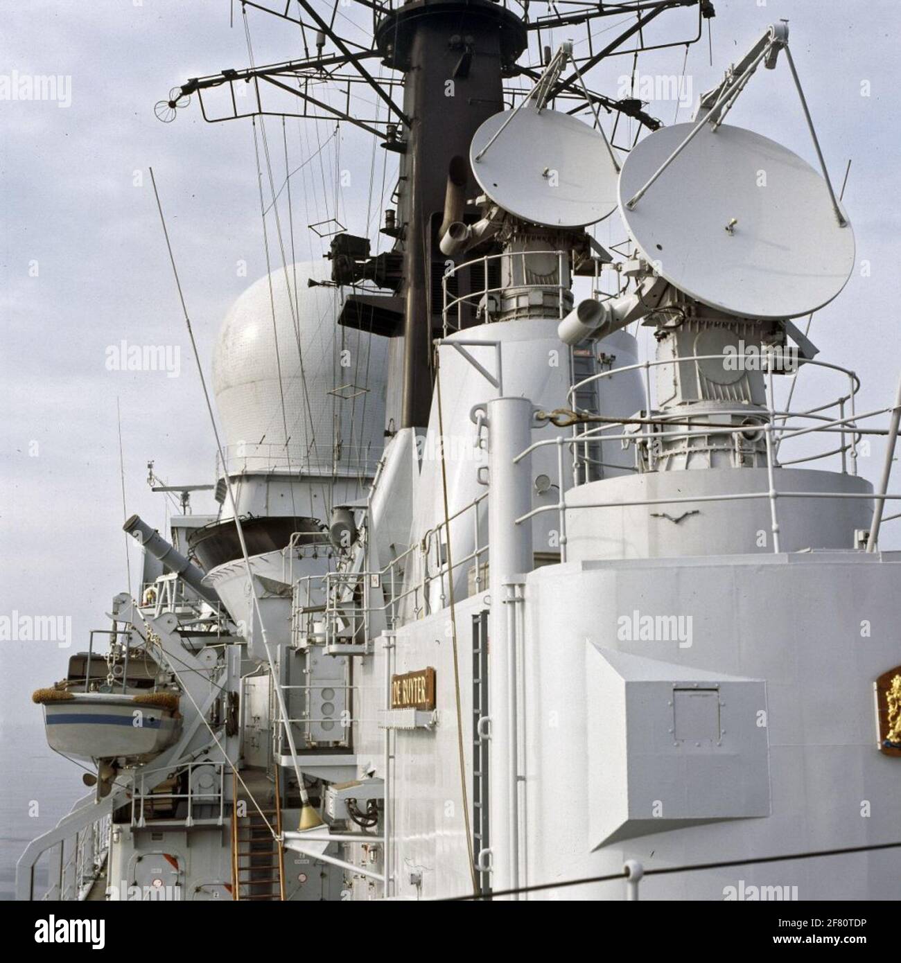 A portion of the combat radar system of the GW-FREGAT HR.MS. De Ruyter ...