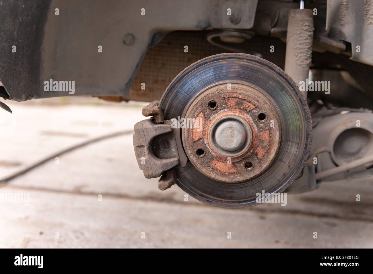 Worn Brake Discs