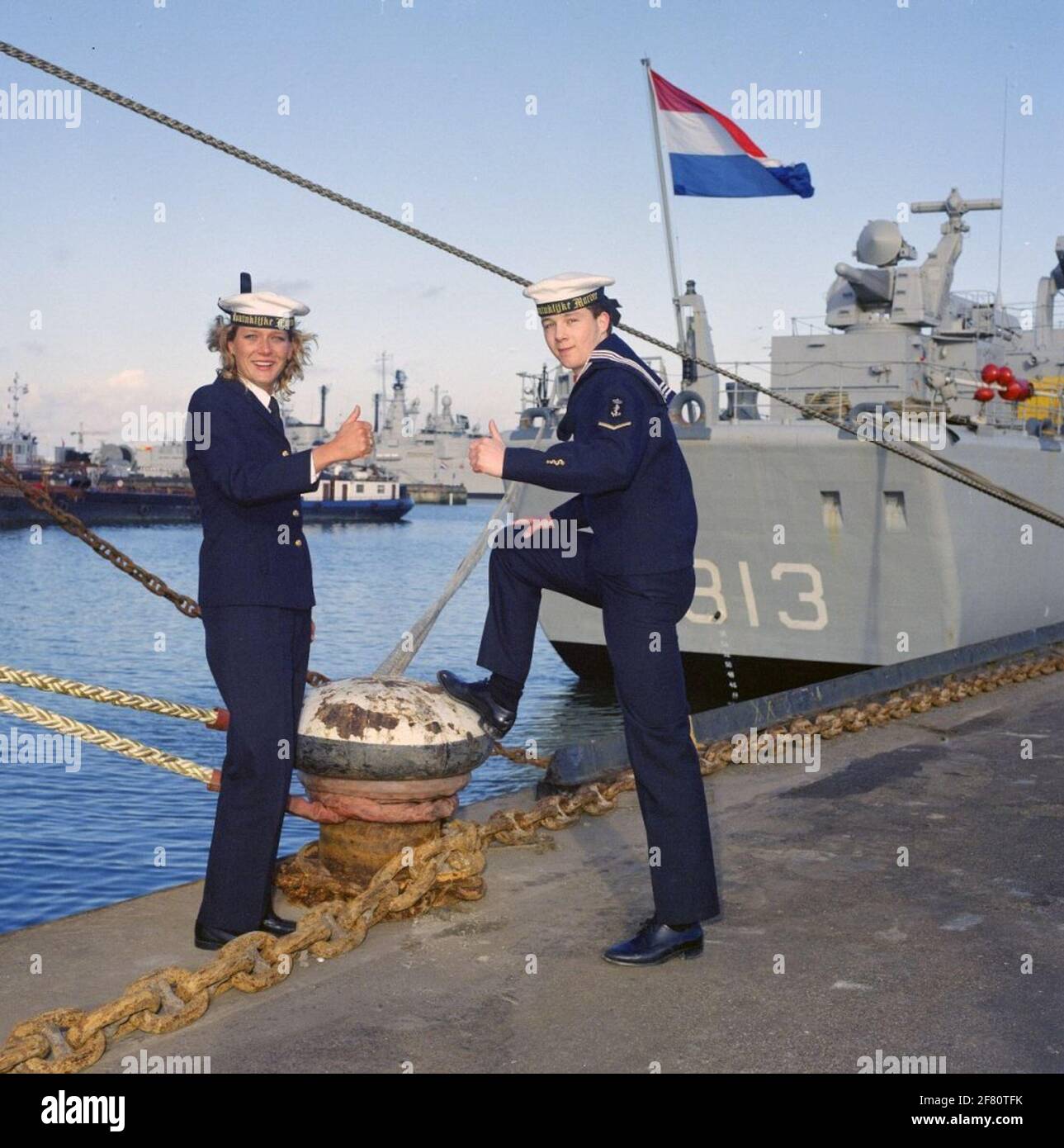 Photo t.b.v. The fleet days taken at the back of the Hr.Ms. Witte de ...