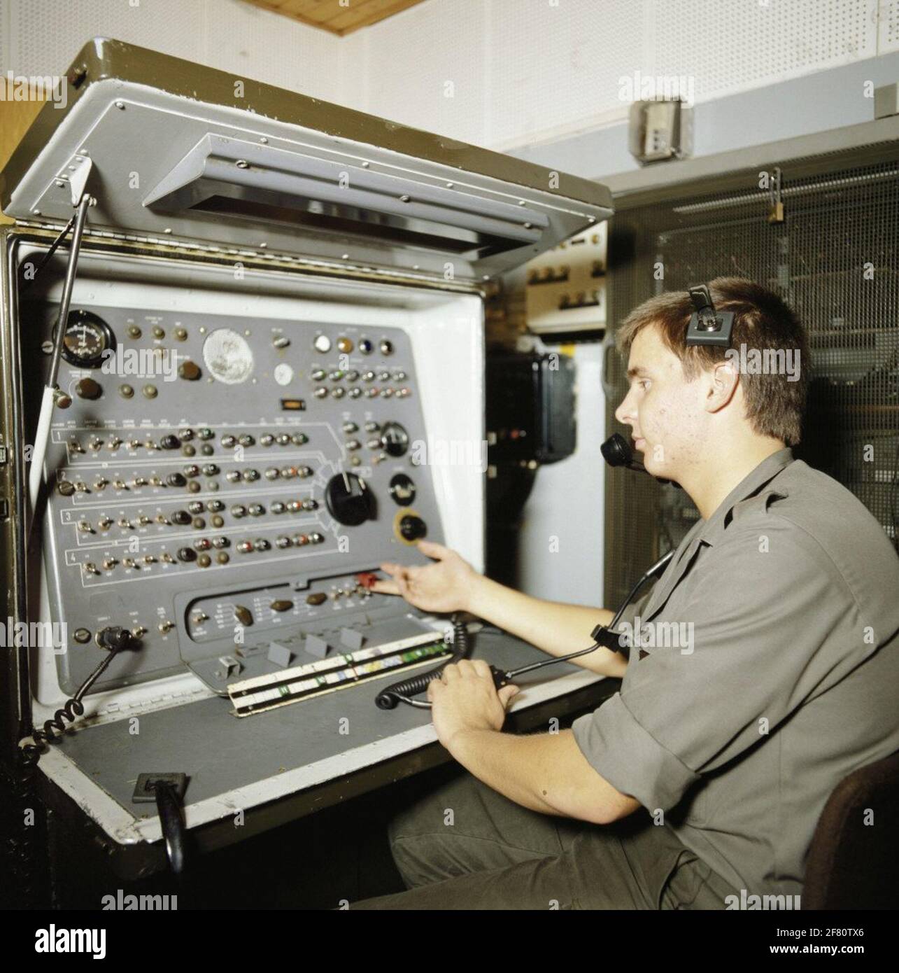 Nike-crew at work at the fire line system Stock Photo - Alamy