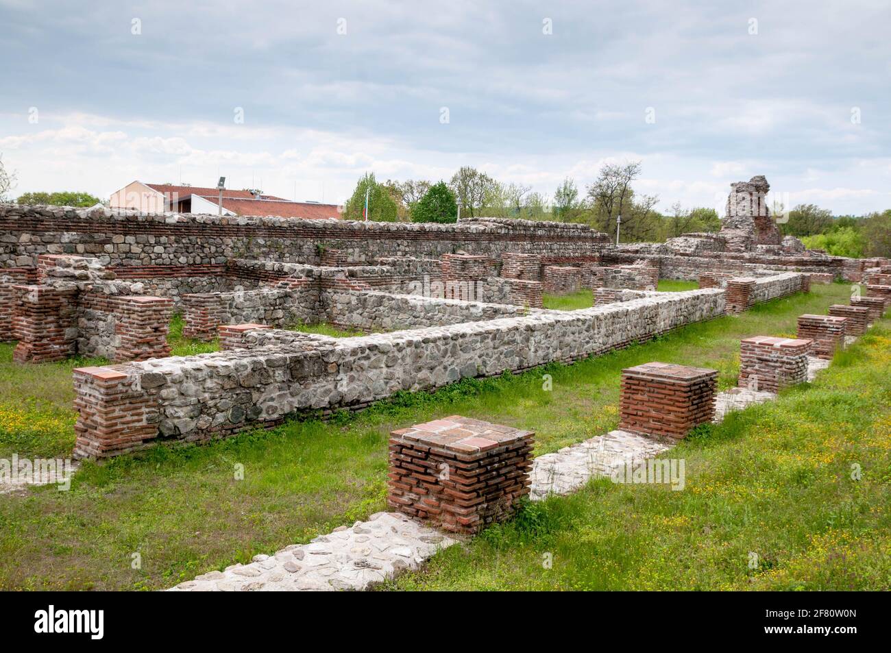 Hisarya's Late Roman fortifications, the largest preserved in Bulgaria ...