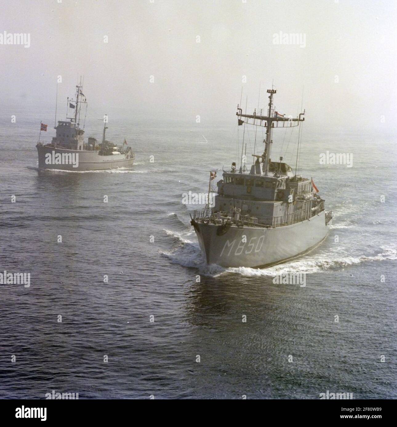 Aerial recording of ships belonging to Nato StanavForchan (Standing ...