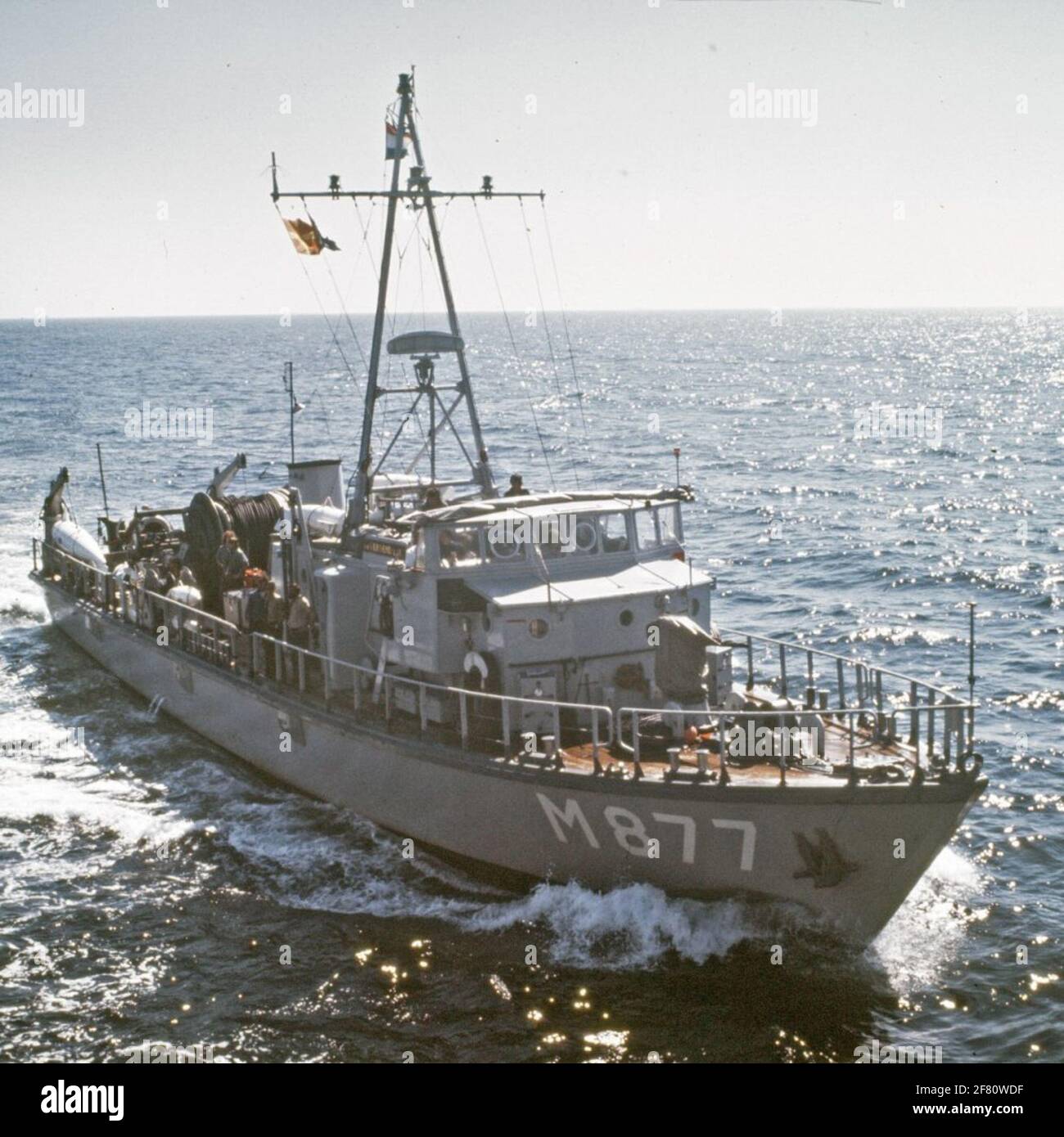 The shallow water mine sweep Hr.Ms. Van Versendaal (1962-1981 Stock ...