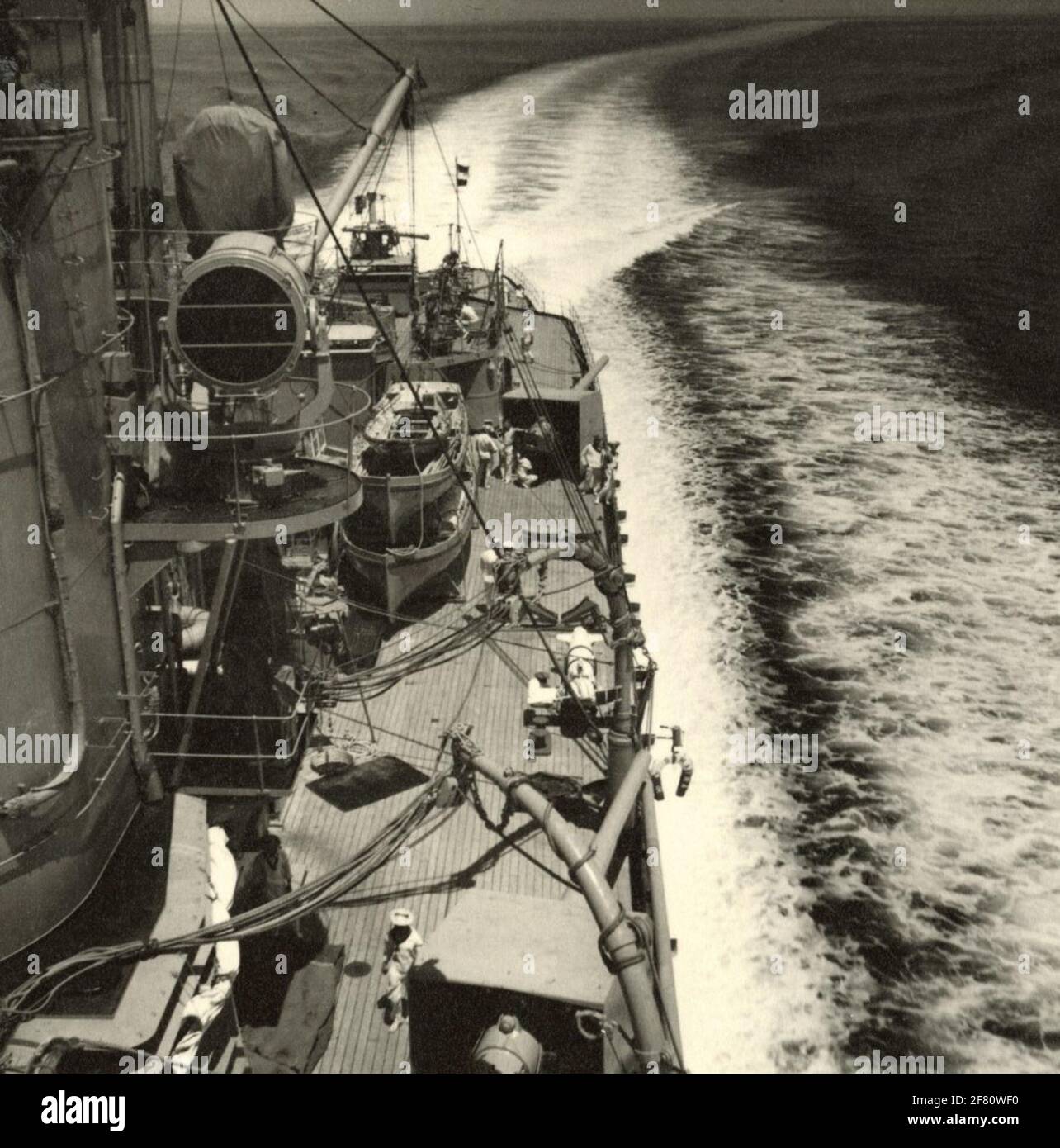 Cruiser Hr.Ms. Sumatra (1926-1942) after renovation 1935 Stock Photo ...