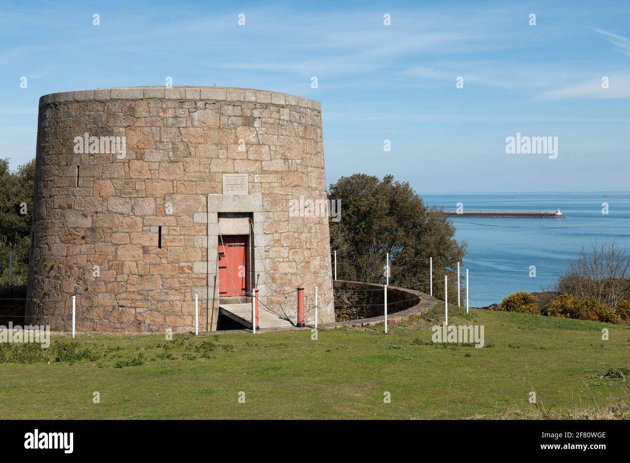 Victoria Tower, Jersey, Channel Islands Stock Photo - Alamy