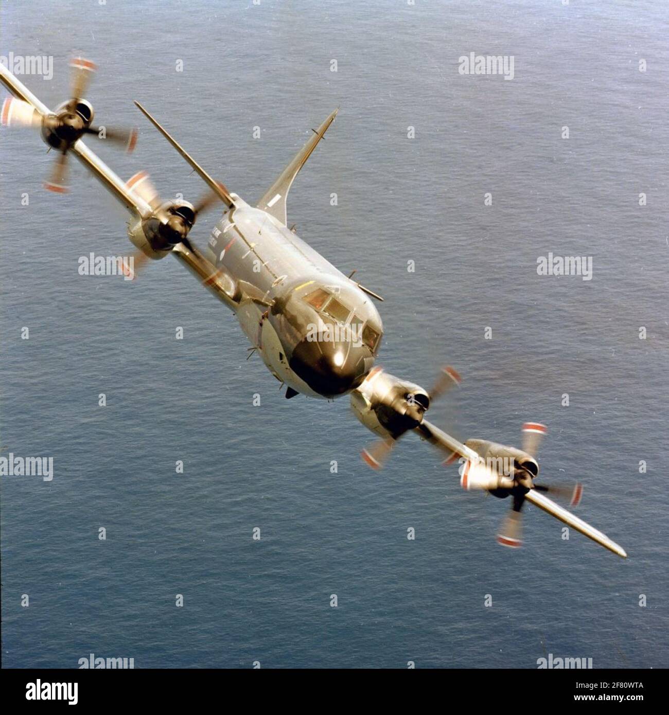 A Lockheed P-3C (Update II) Orion long distance maritime patrol fluke ...