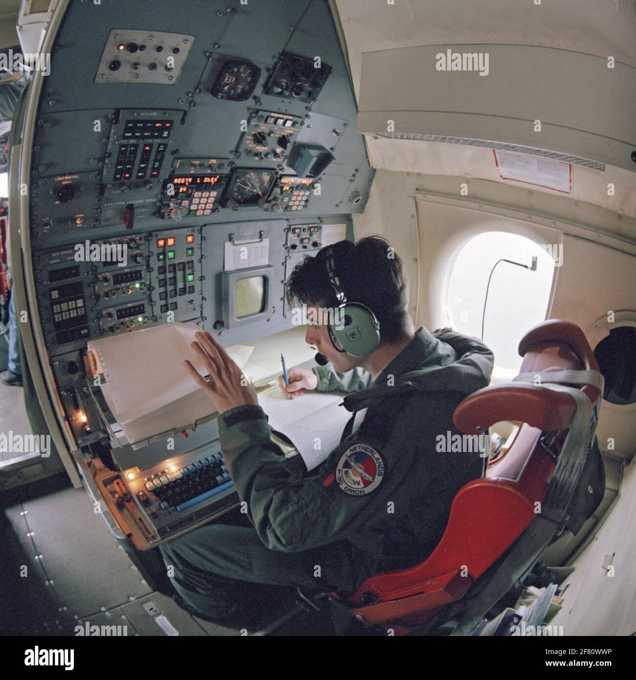 NavCom Station. Lockheed P-3C (Update II) Orion (1981-2005 Stock Photo ...