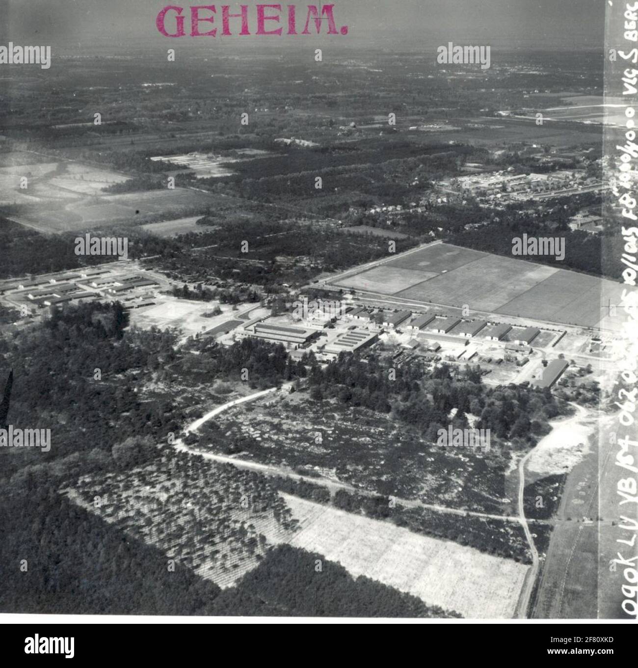 Aerial view of the Soesterberg airbase Stock Photo - Alamy