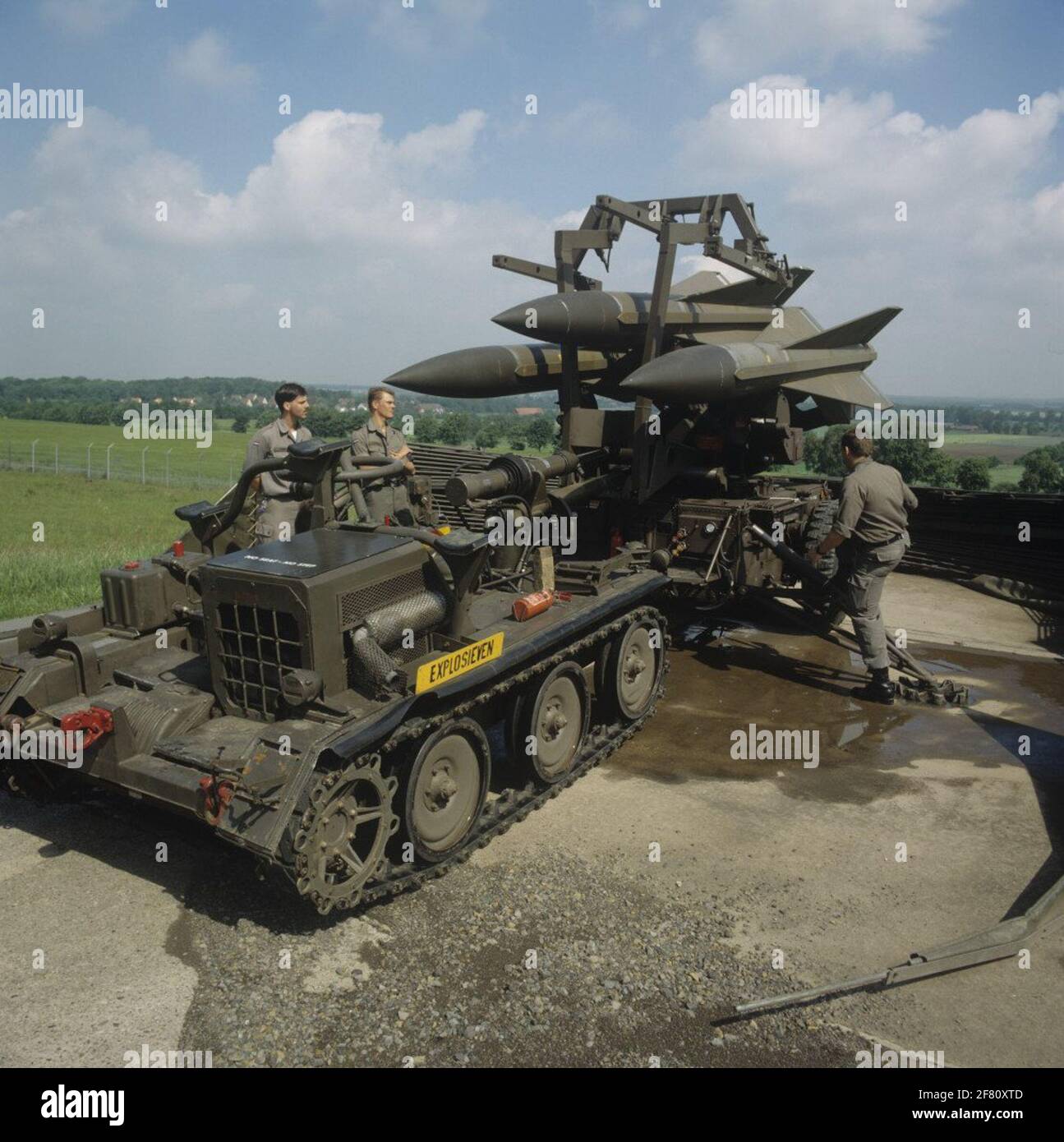 Loading an EHIP HAWK launcher Stock Photo - Alamy