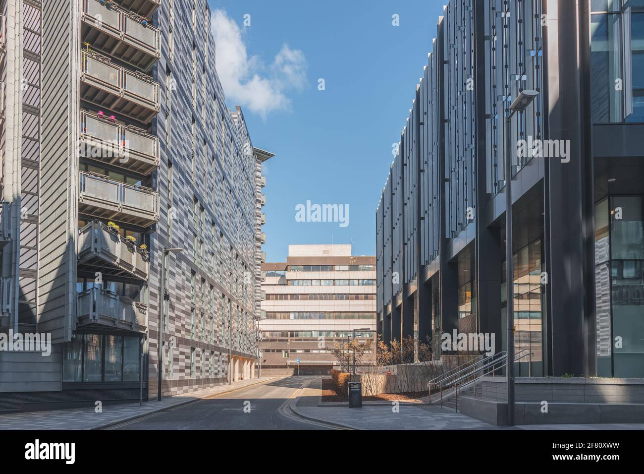 Edinburgh, Scotland - April 10 2021: Modern, sleek architecture design ...