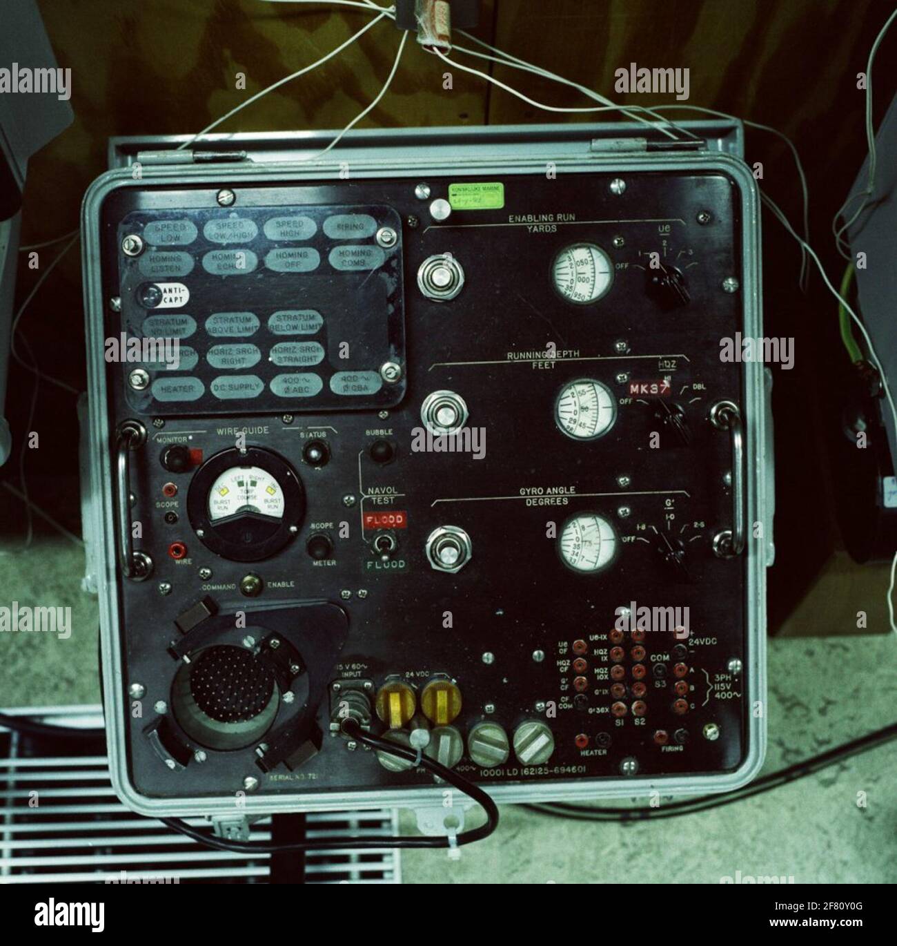 Control panel Armament T.B.v The Walrus class submarines Stock Photo ...