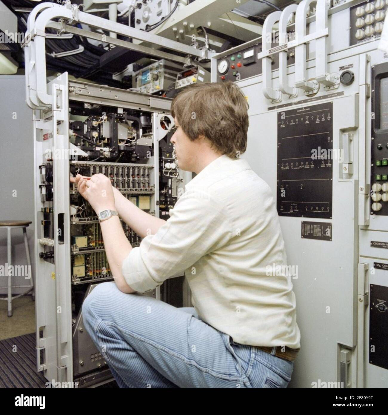 Naval crewmen work onboard ship hi-res stock photography and images - Alamy