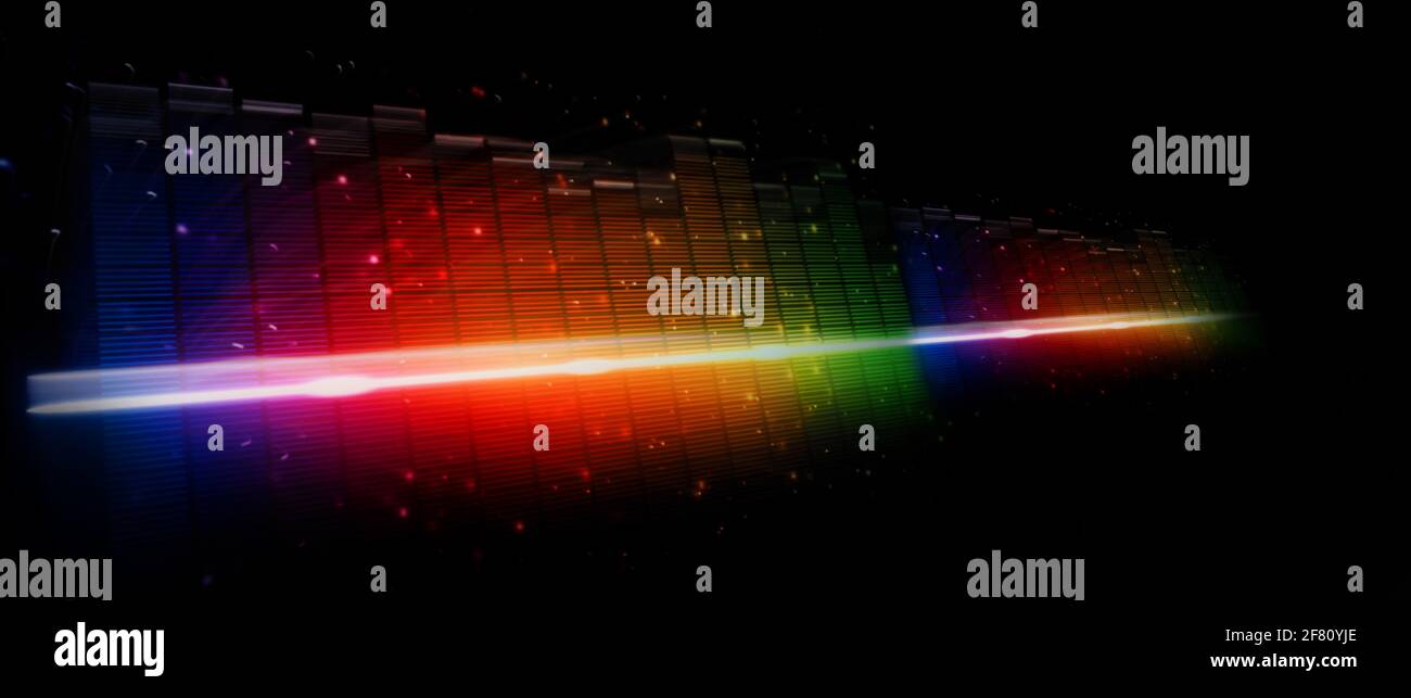 Moving fast music equalizer bar. represent deeper sound and emotional ...